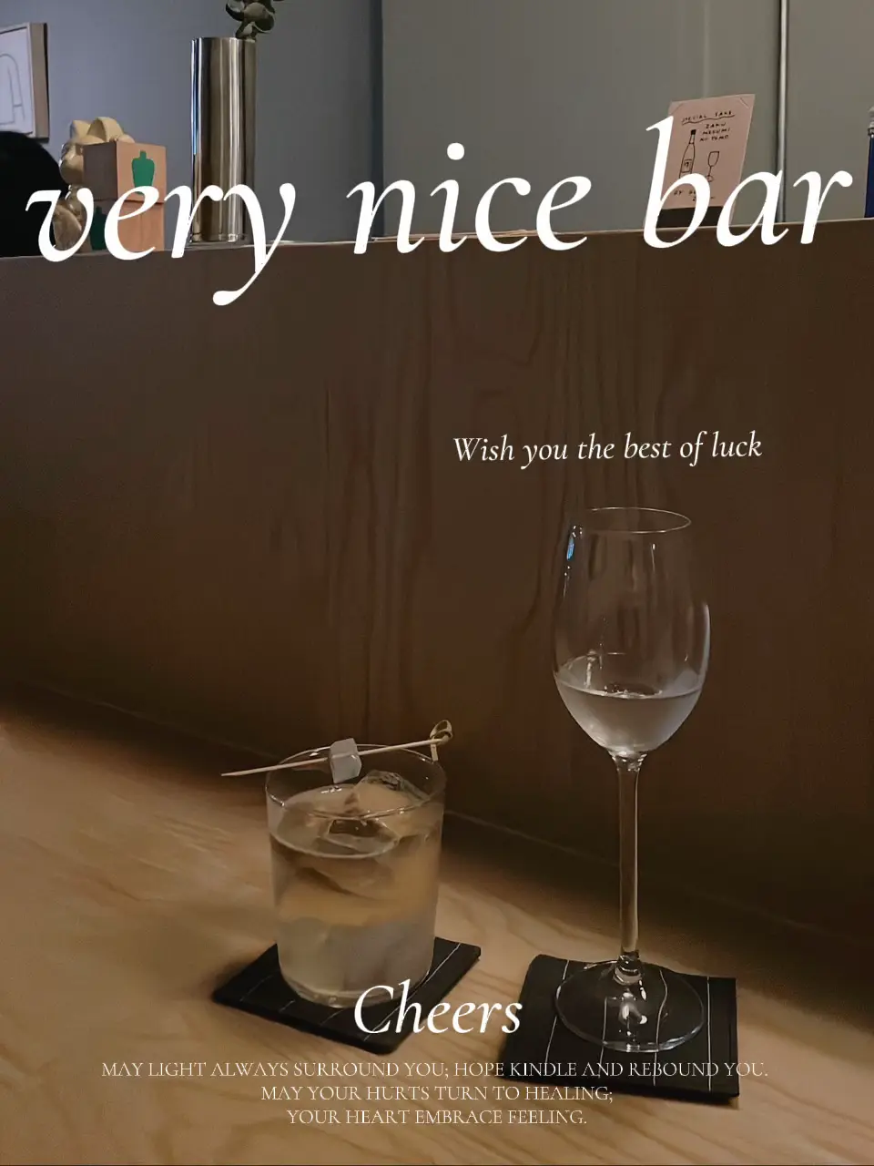 Very nice bar บาร์มินิมอล สุดชิค !! | แกลเลอรีที่โพสต์โดย Iriss | Lemon8