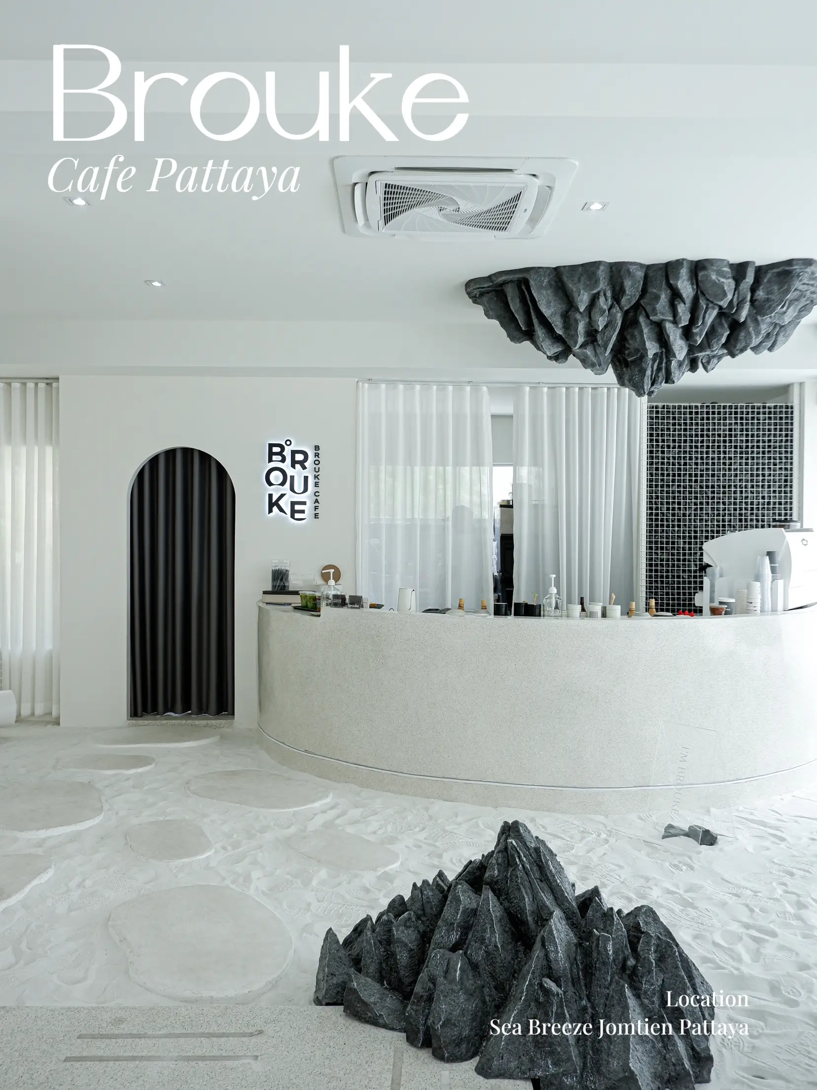 Cafe Pattaya เปิดใหม่ริมหาดจอมเทียน Brouke.cafe | แกลเลอรีที่โพสต์โดย Vivia | Lemon8