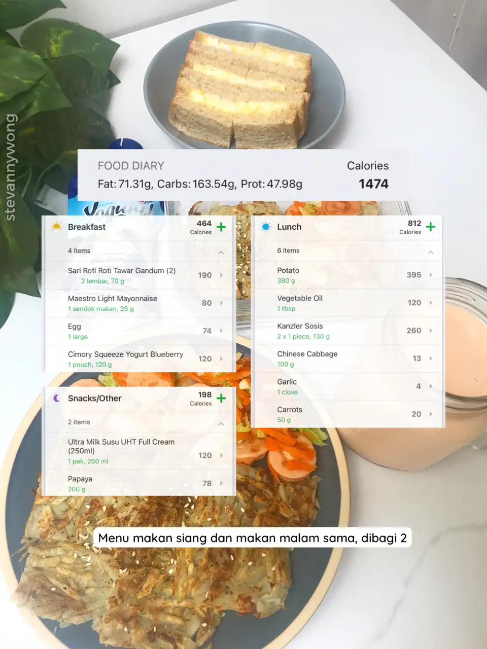 LANGSING SEMINGGU! MENU DIET ANAK KOS HARI SELASA🤩 | Galeri diposting oleh Stevanny Wong | Lemon8