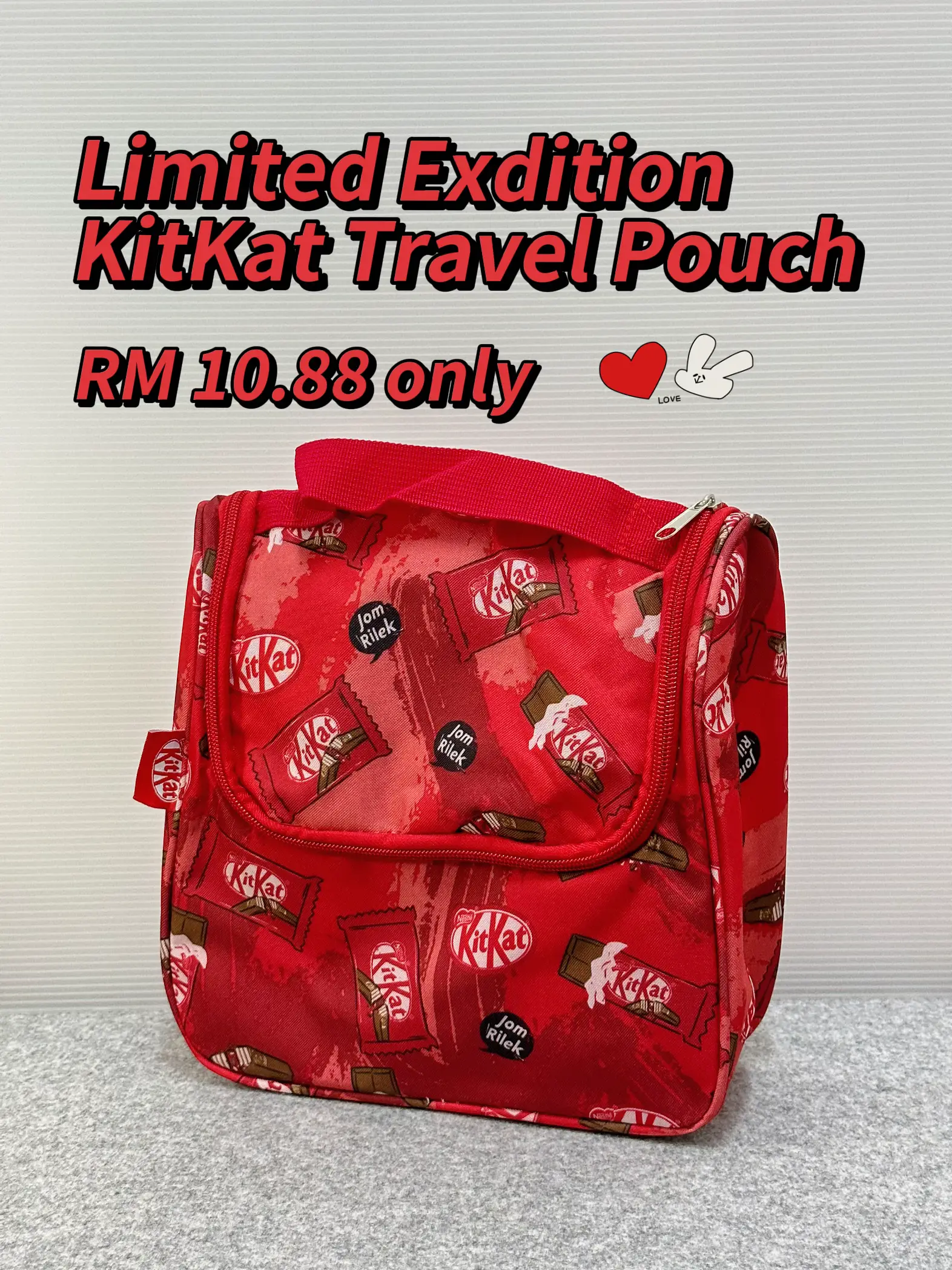 🎈 KitKat limited edition travel pouch for RM10.88! | Galeri disiarkan ...