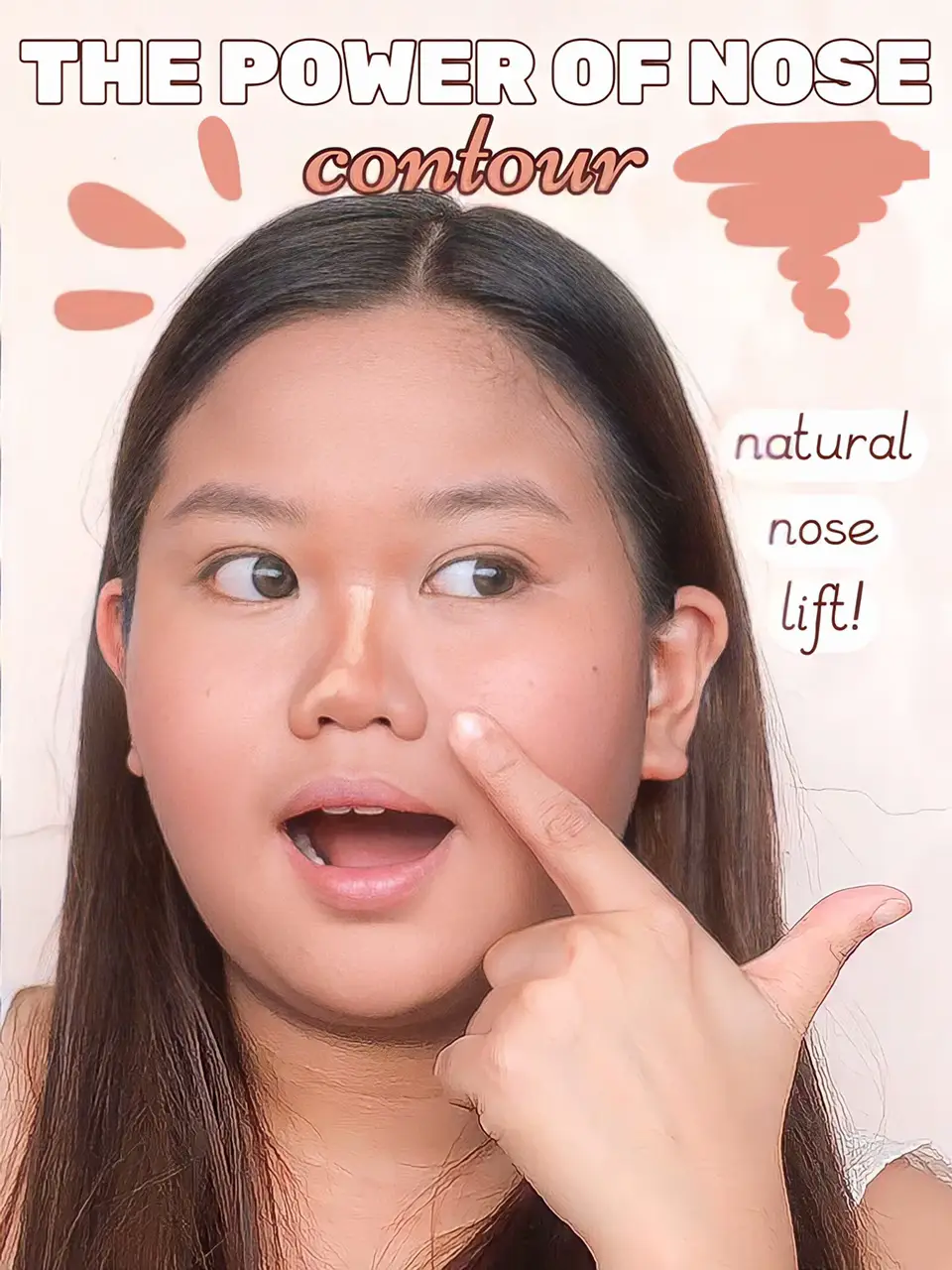 THE POWER OF NOSE CONTOUR 👃👀😱 | แกลเลอรีที่โพสต์โดย kyla ☻ | Lemon8