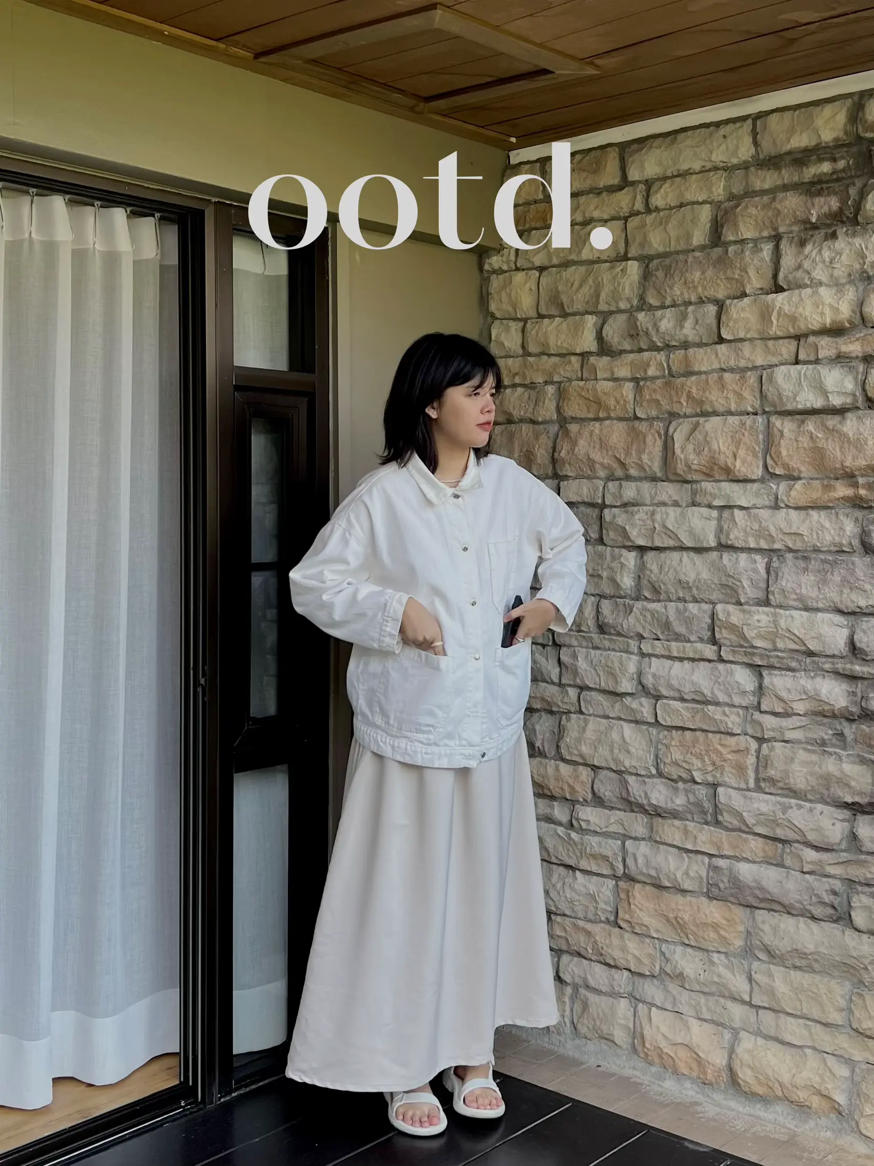 #OOTD — JACKET & LONGSKIRT | แกลเลอรีที่โพสต์โดย Kaimoox 🍮 | Lemon8