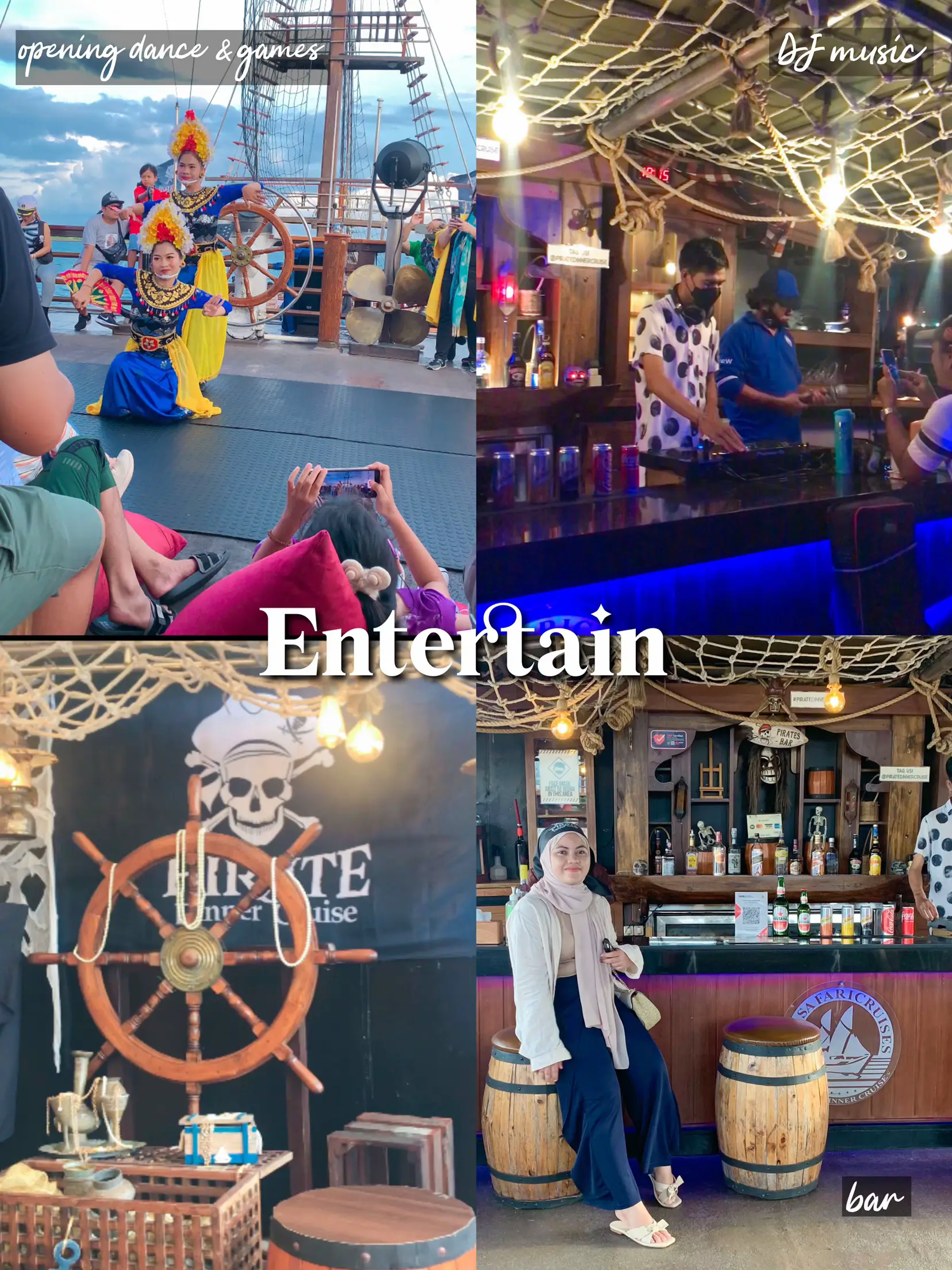 Dinner seru di tengah laut | Jadi bajak laut☠️ | Galeri diposting oleh Uni | Lemon8