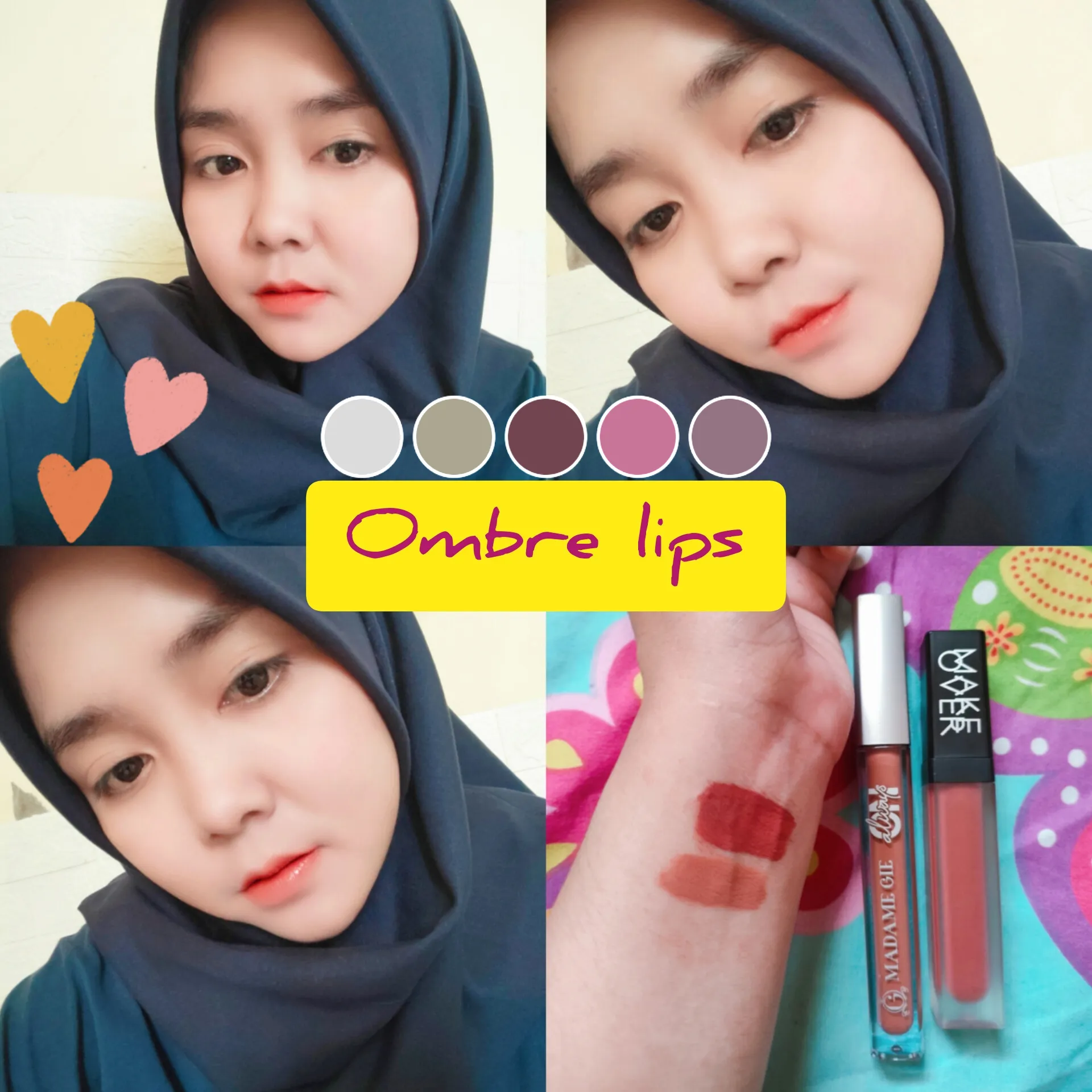 Ombre lips | Galeri diposting oleh Hilda Novita | Lemon8