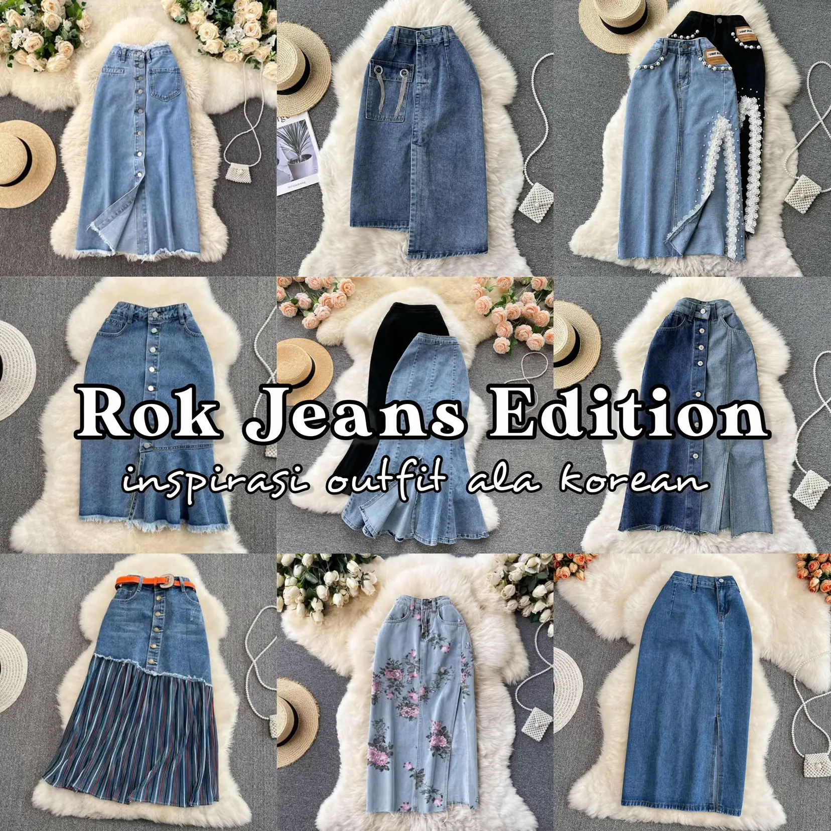 Rekomendasi rok jeans buat outfit kemana aja | Galeri diposting oleh ...