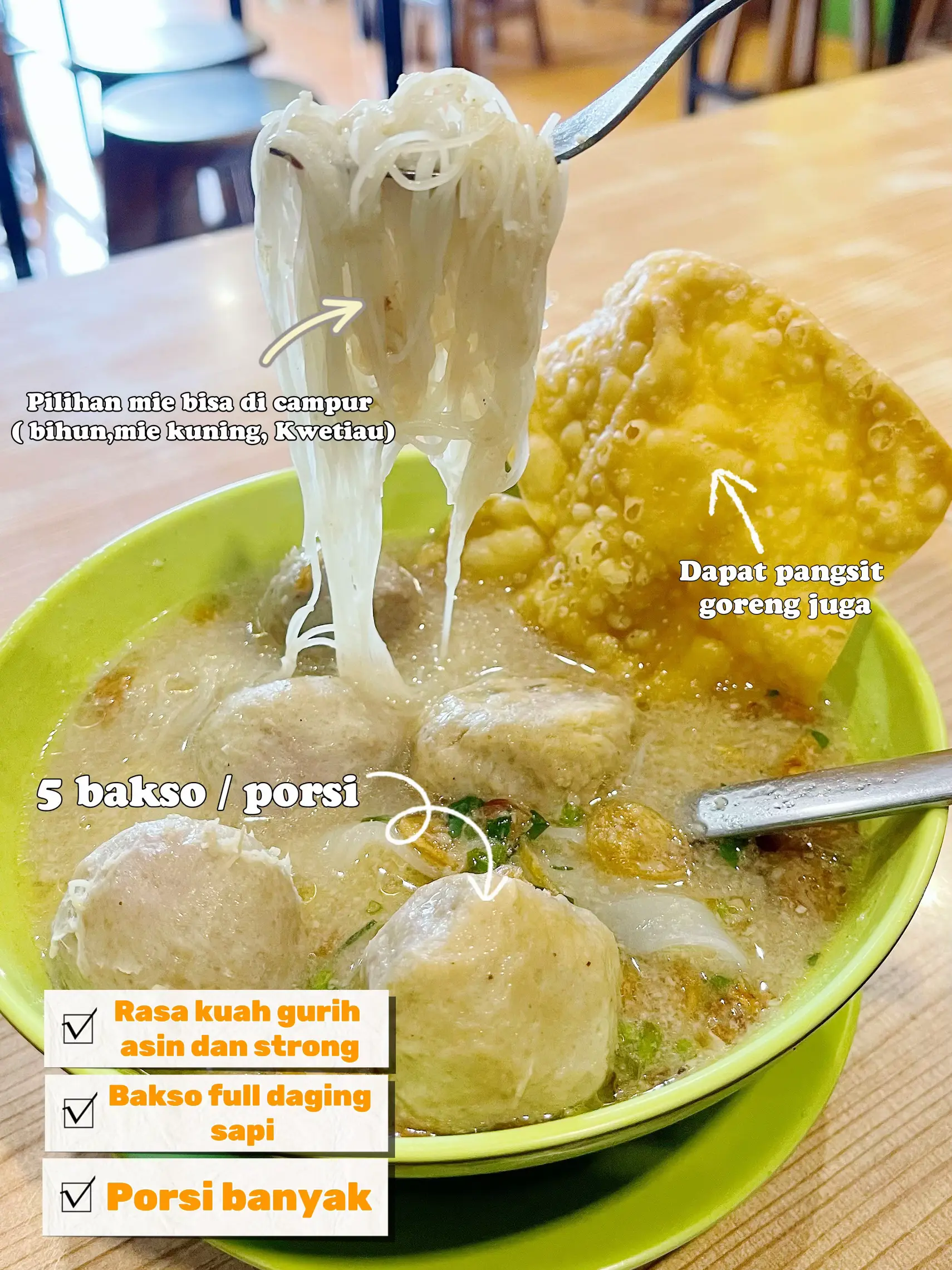 Bakso paling top di Jakarta 👍🏻 | Galeri diposting oleh Shinta tata | Lemon8