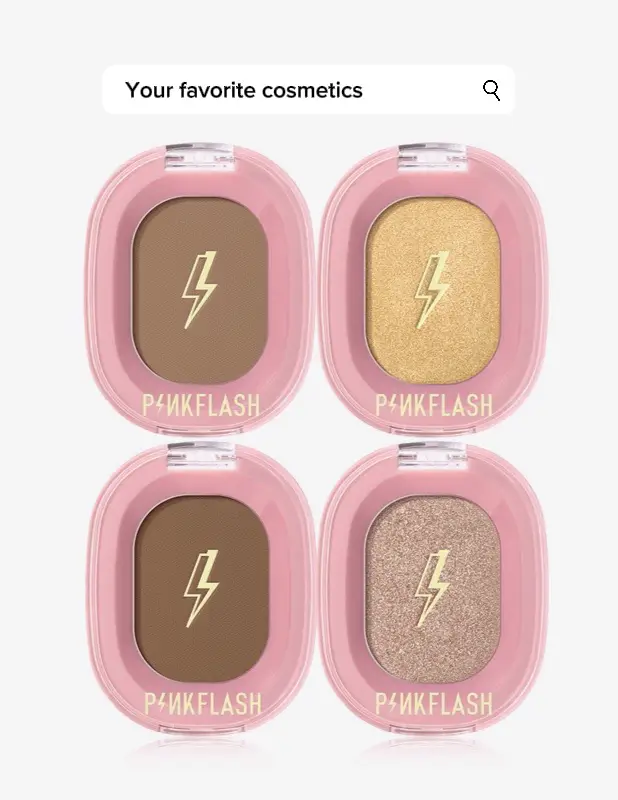 Pinkflash Ohmyshow ไฮไลต์เนื้อฝุ่น เนื้อนิ่ม มีชิมเมอร์ 💋 | วิดีโอที่เผยแพร่โดย Station mini ...