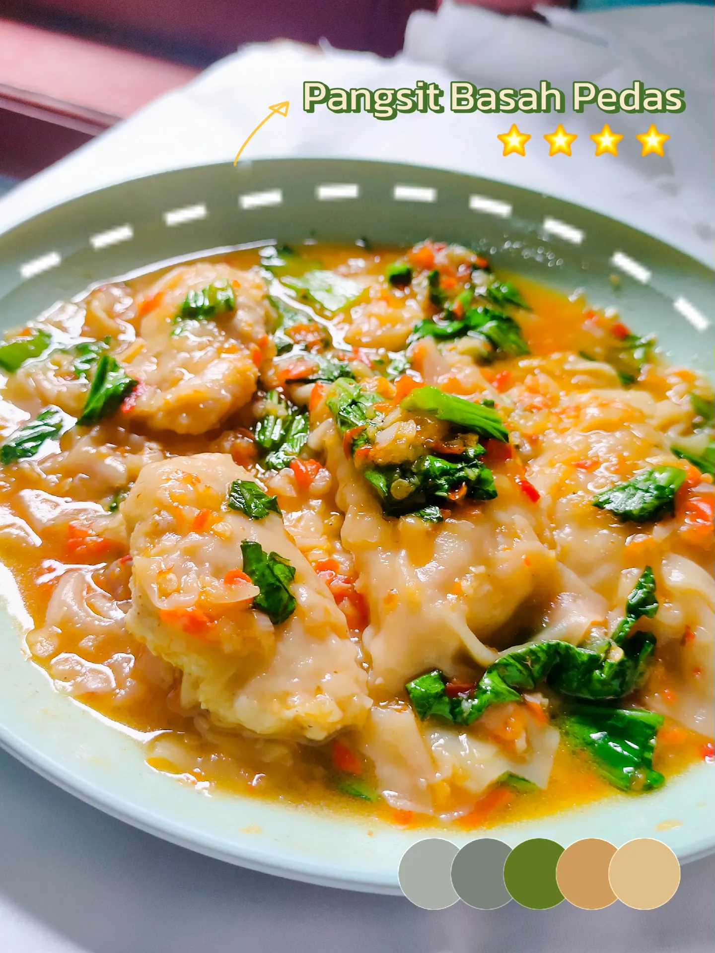 Pangsit Basah Pedas | Galeri diposting oleh Kikuyy | Lemon8