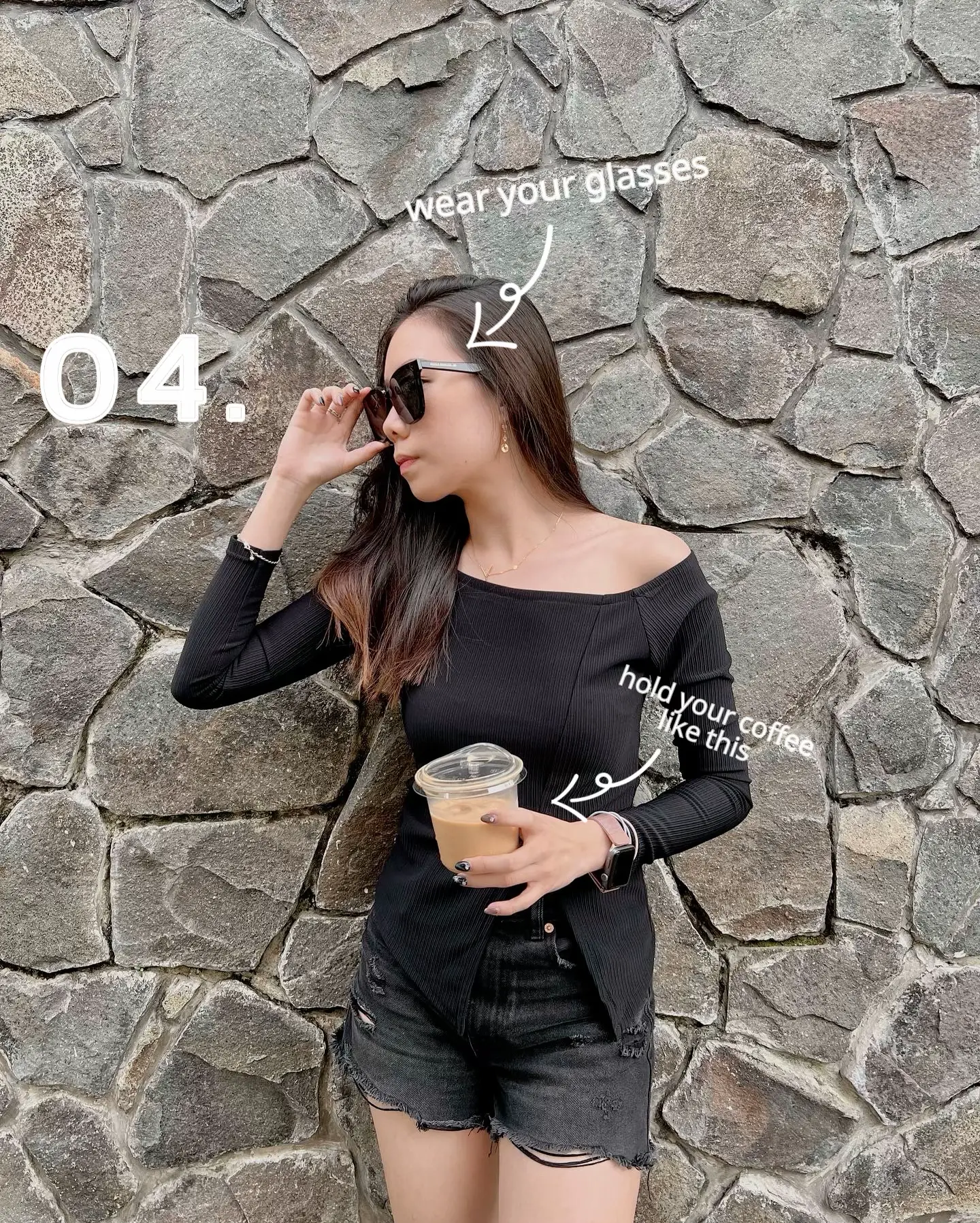 CONFIDENT POSES with your coffee! 🤎 | Galeri diposting oleh vankaaaa | Lemon8