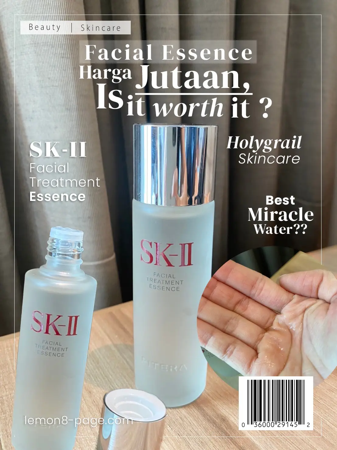 SK-II facial essence review | แกลเลอรีที่โพสต์โดย Mikha Emmanuel | Lemon8