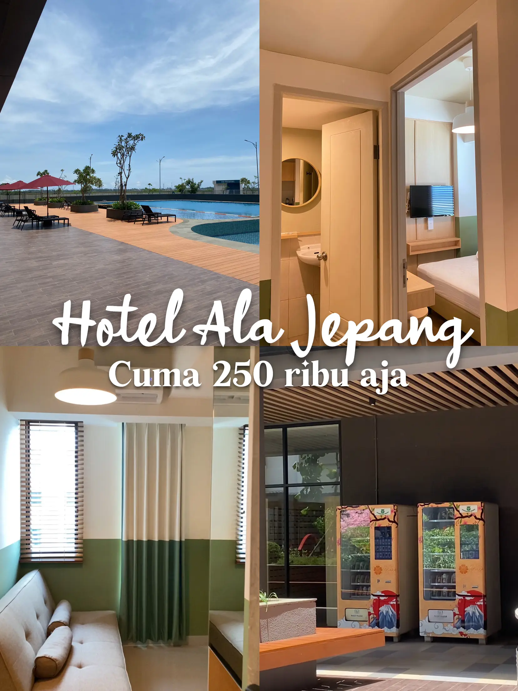 HOTEL ALA JEPANG CUMA 250 RIBU DIJAMIN BETAH | Video dipublikasikan oleh Aldy | Lemon8