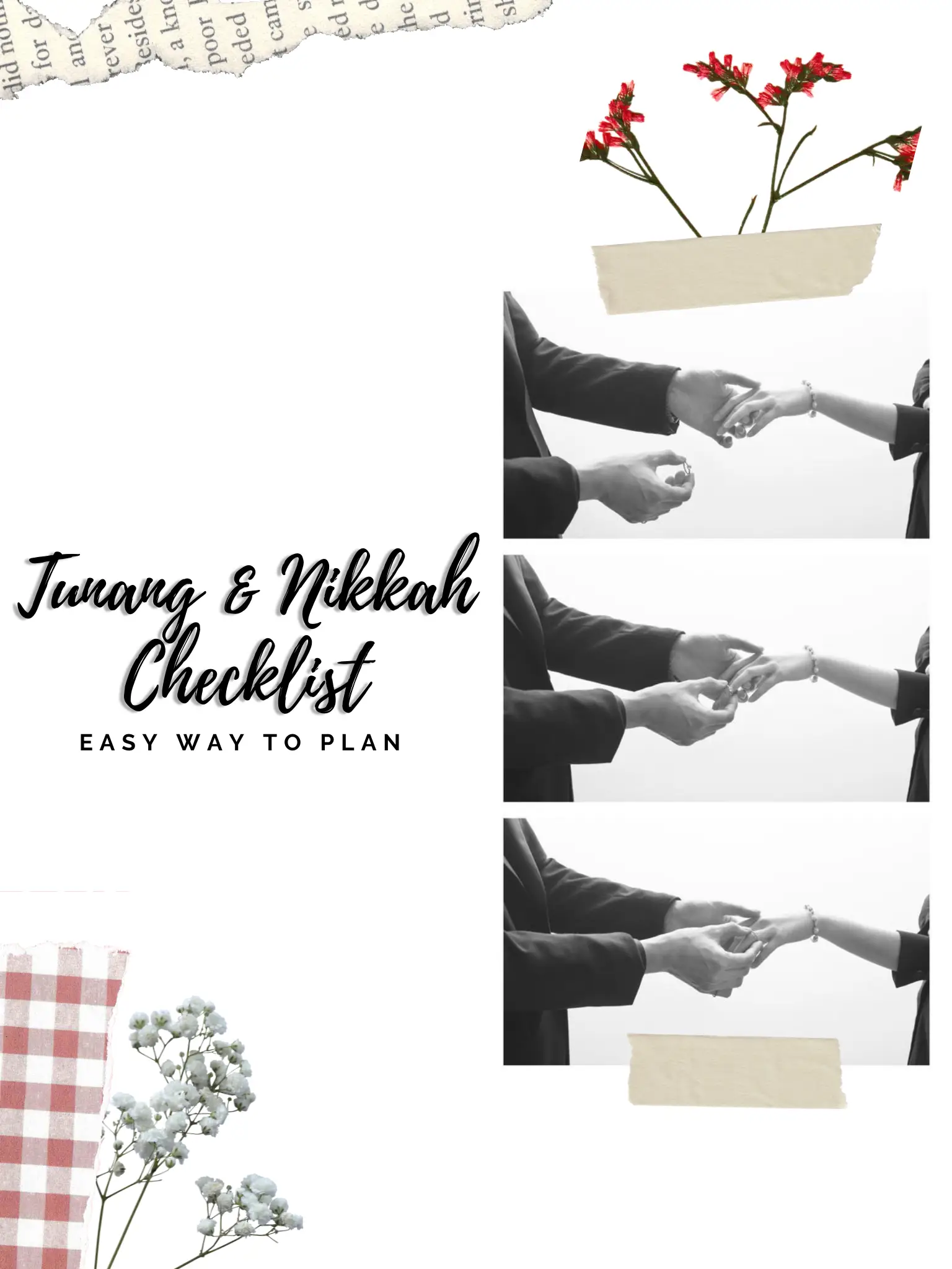 Tunang and Wedding Excel Checklist 🤍 | Galeri disiarkan oleh Lana | Lemon8