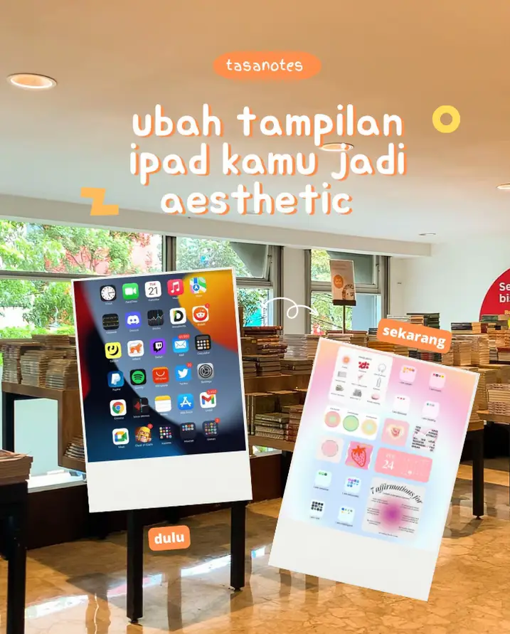 ganti home screen ipad jadi lebih aesthetic! | Galeri diposting oleh ...