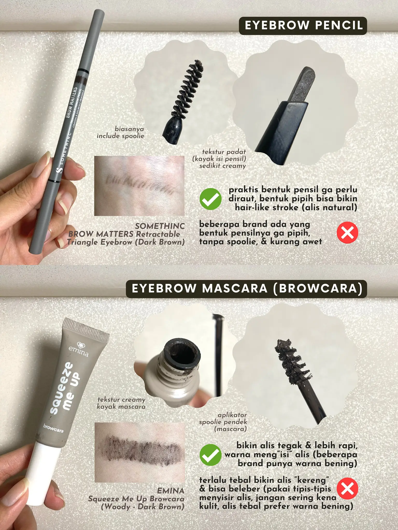 4 jenis produk alis yang harus kamu tau!! ⚠️ | Galeri diposting oleh ...