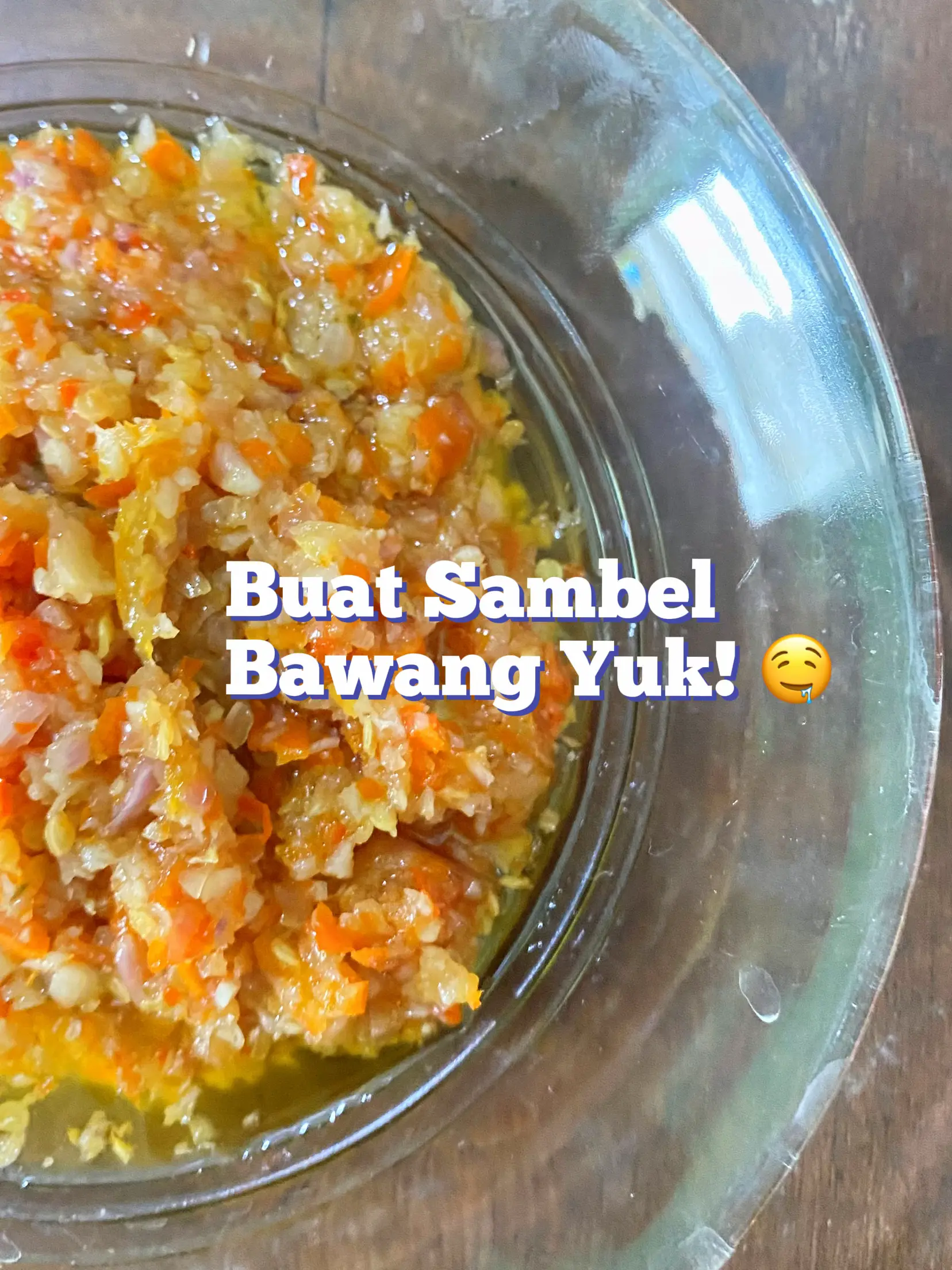 Sambel bawang simple 😜 ️ | แกลเลอรีที่โพสต์โดย della maretha | Lemon8