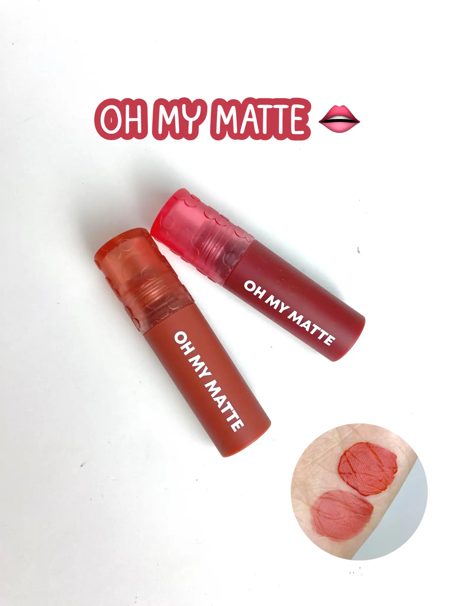 Oh my matte ลิปแมท สบายปาก 💗 | แกลเลอรีที่โพสต์โดย Ninna Beauty | Lemon8