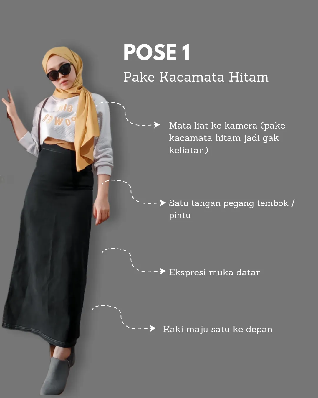 pose ideas buat "si pemalu" 😉 | แกลเลอรีที่โพสต์โดย elyfauziyah | Lemon8