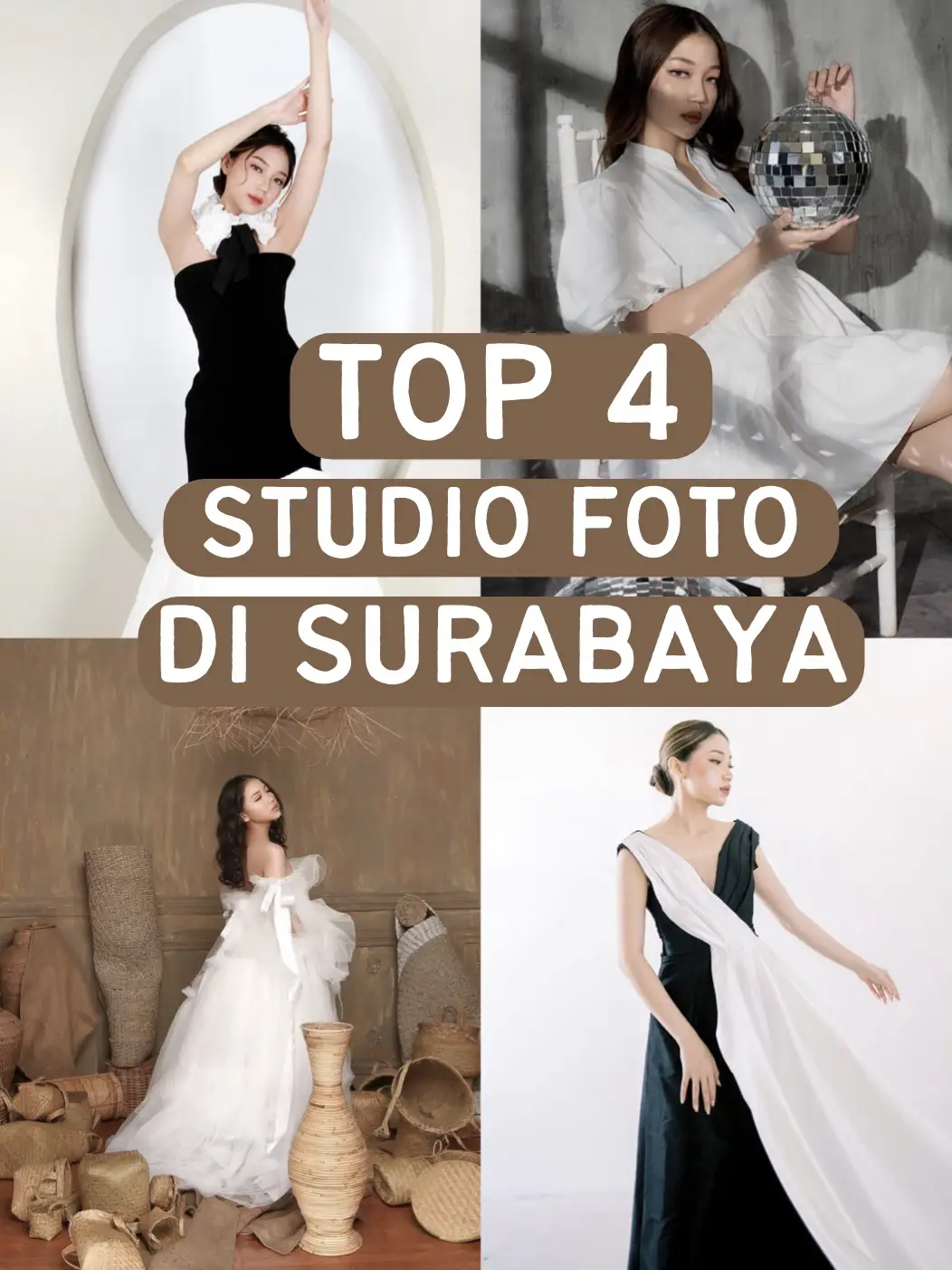 TOP 4 STUDIO FOTO DI SURABAYA🤎 | Galeri diposting oleh Charmine🤍 | Lemon8