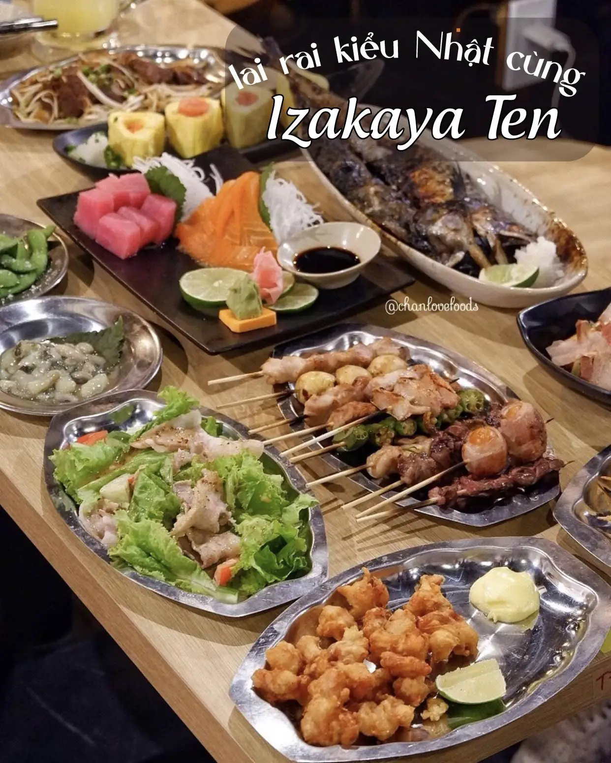 LAI RAI KIỂU NHẬT CÙNG IZAKAYA TEN | Bộ sưu tập do Chan Chan đăng | Lemon8