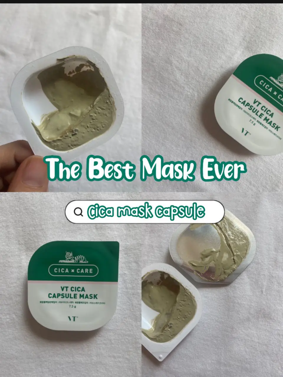 The Best Mask Ever - Cica Mask Capsule | Galeri disiarkan oleh syhrhazhar | Lemon8