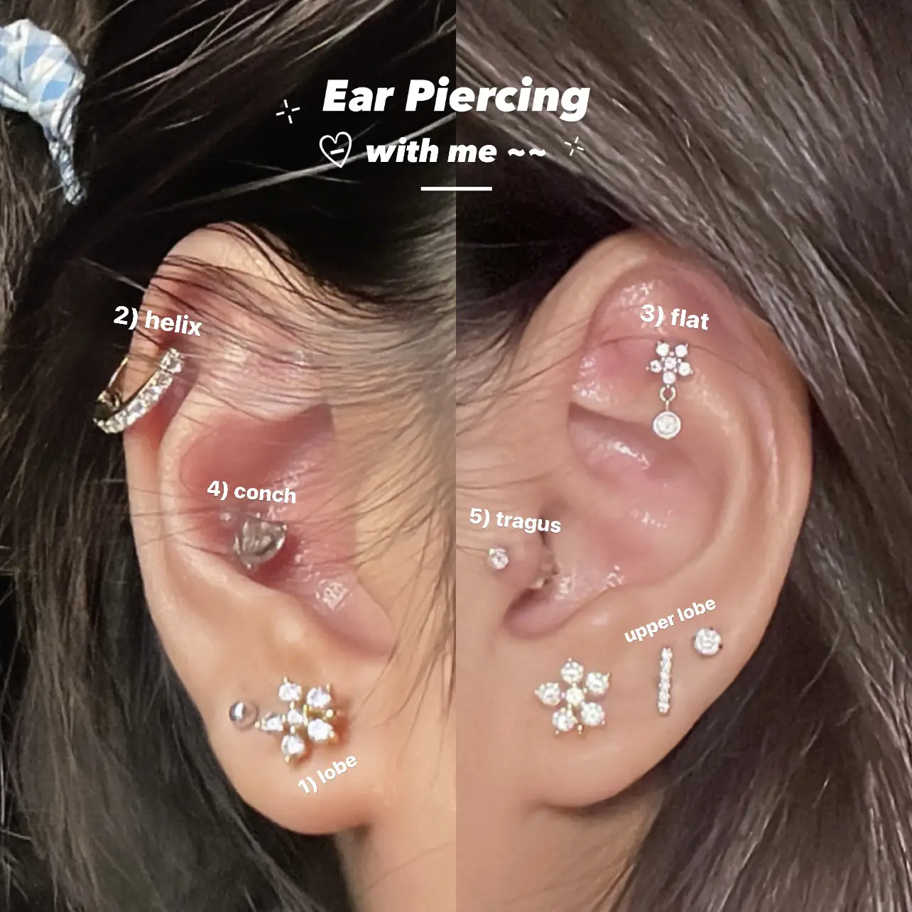 Bring to review ear piercing position 🤩 | Gallery posted by wrss.blog ...