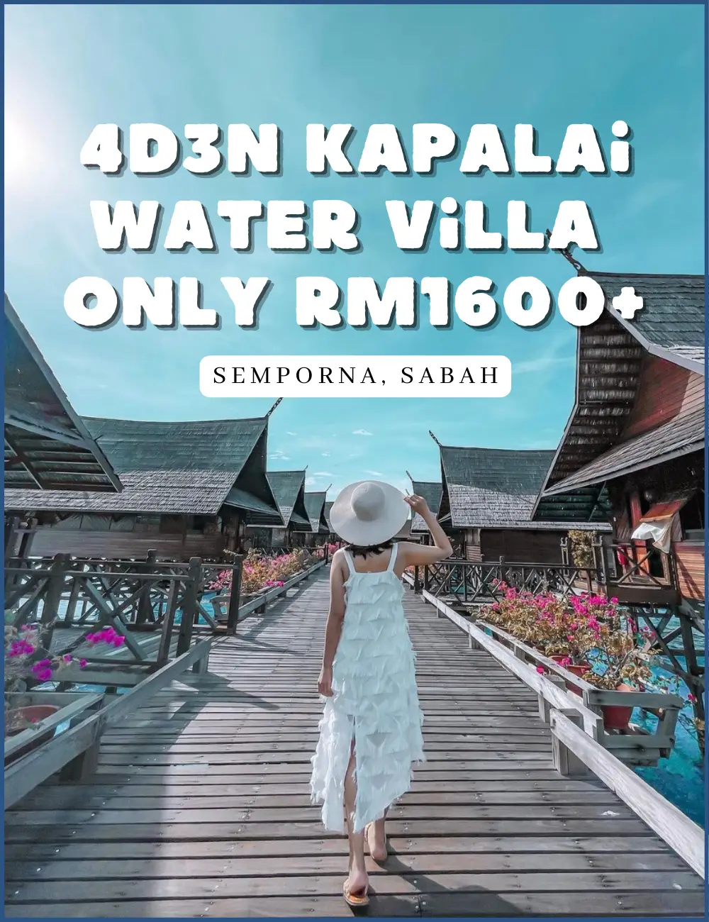 4D3N SABAH Kapalai Water Villa, Semporna RM1600+ ‼️ | แกลเลอรีที่โพสต์โดย Just Travel | Lemon8