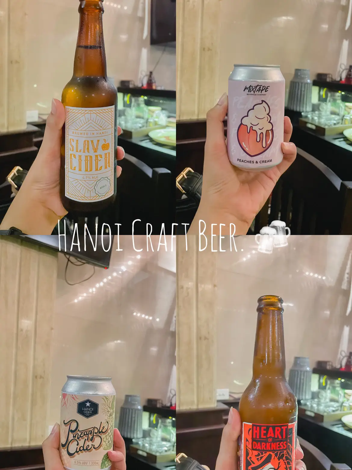 ร้าน Craft beer สุดปังในฮานอย!! 🍻 | แกลเลอรีที่โพสต์โดย xx_KMKM | Lemon8