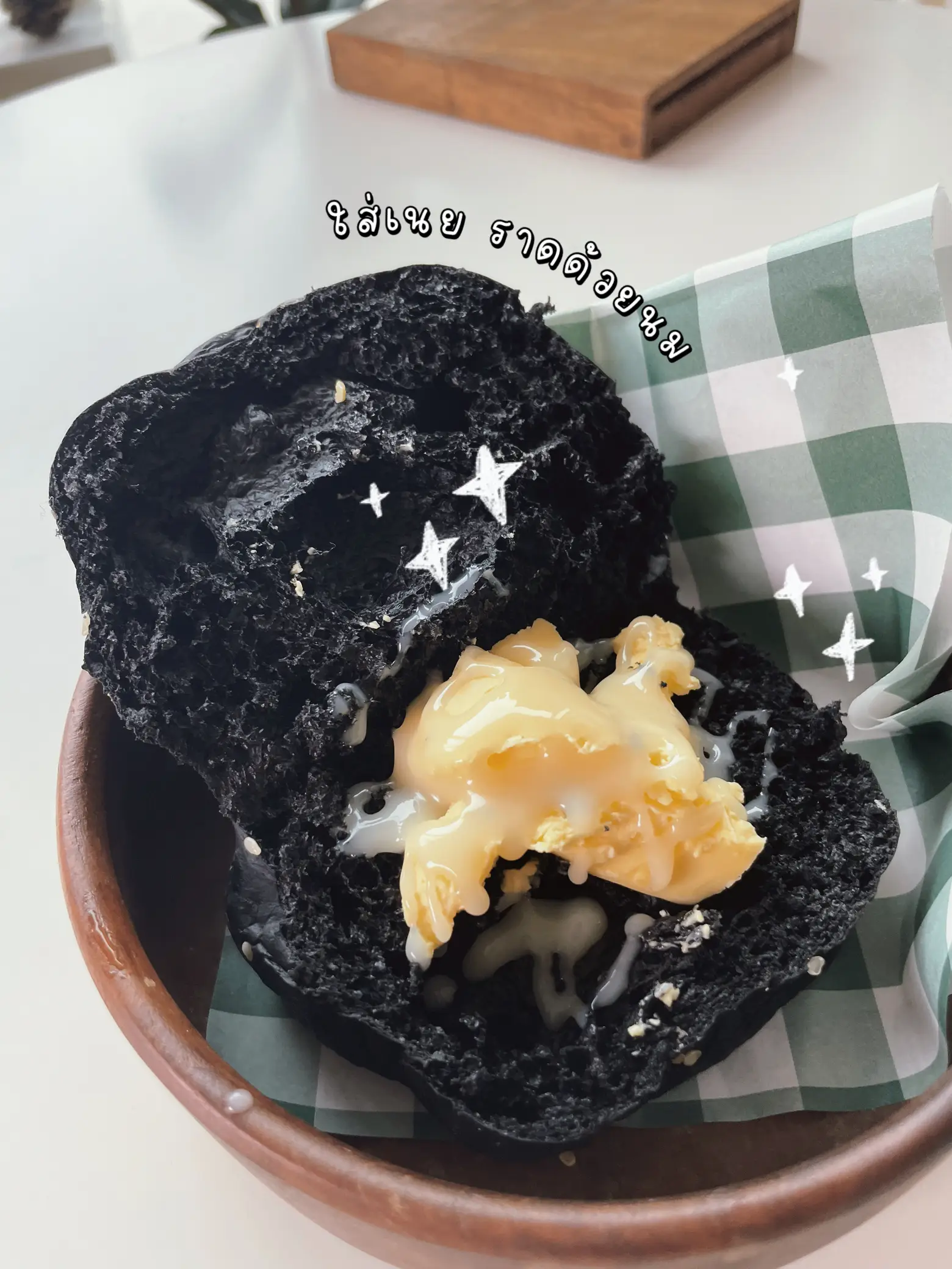 วาฟเฟิลบันชาโคล ง่ายด้วย อร่อยด้วย | แกลเลอรีที่โพสต์โดย Shereen.baking | Lemon8