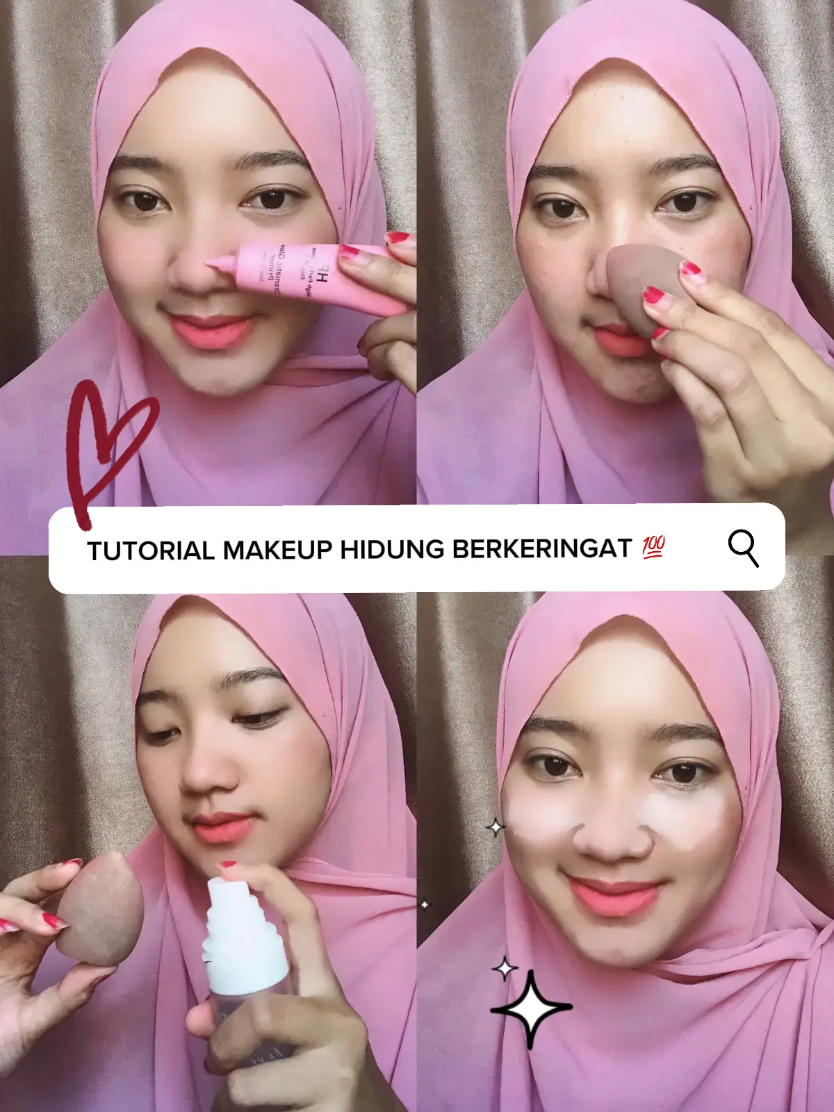 Cara Make Up Natural Untuk Wajah Bulat Dan Hidung Pesek | Saubhaya Makeup