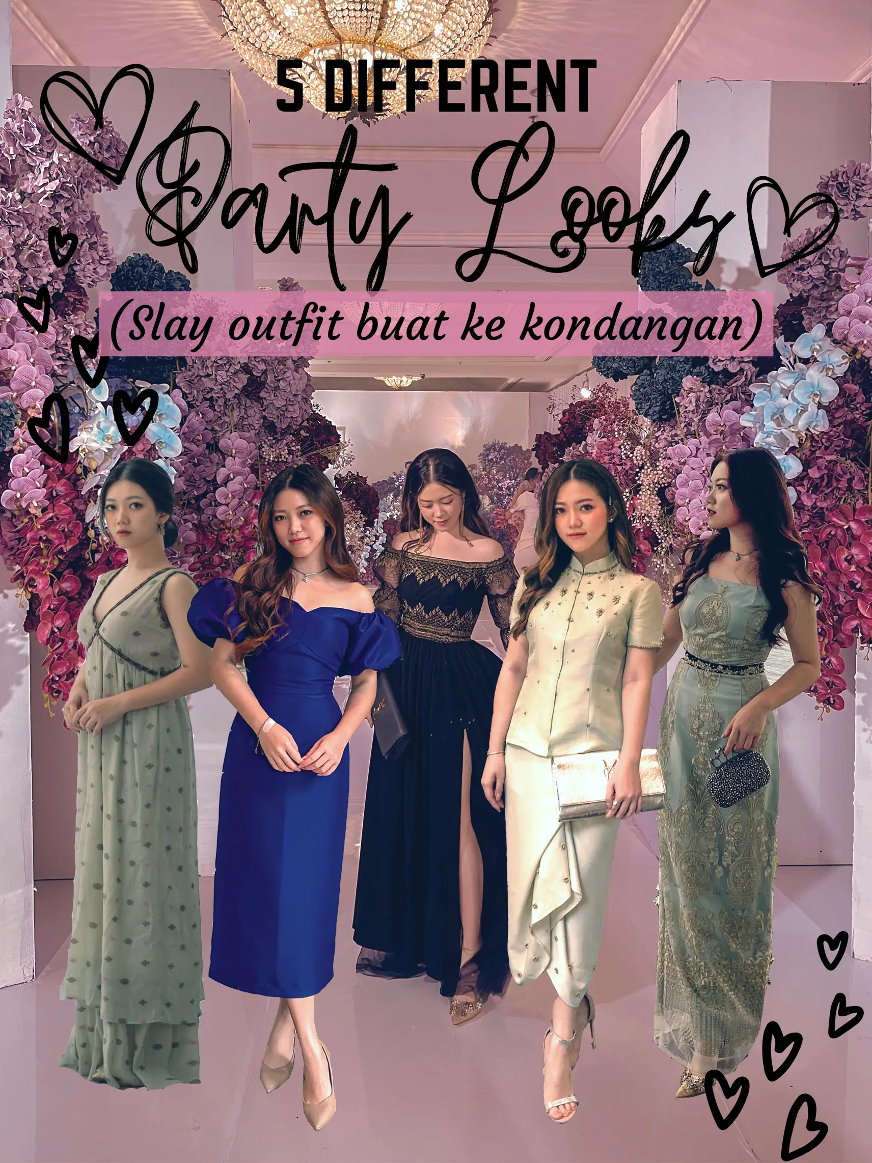 5 DIFFERENT SLAY KONDANGAN OUTFIT STYLES | Galeri diposting oleh Mitziekallula | Lemon8