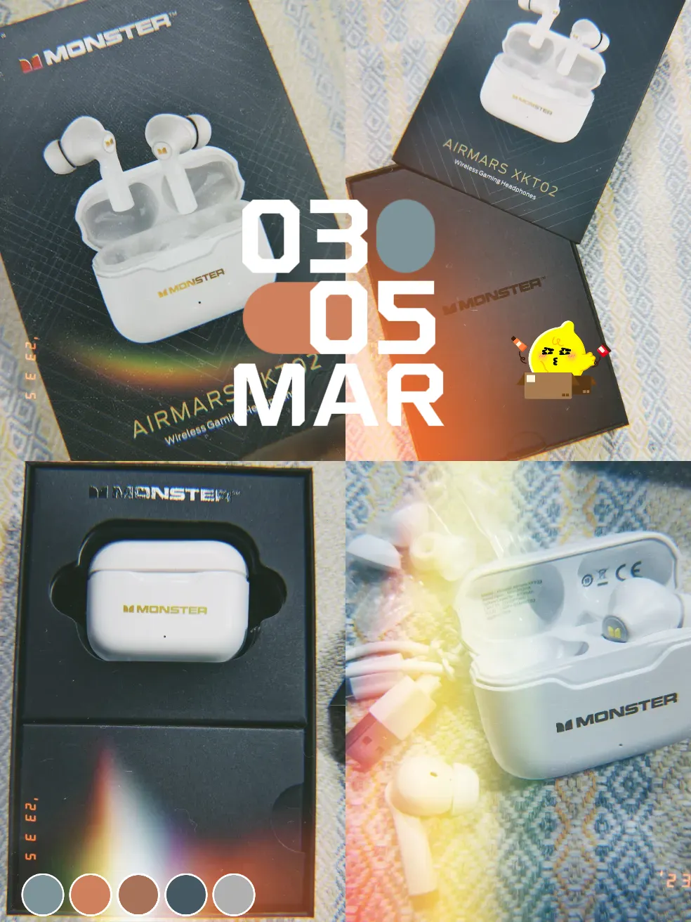 หูฟัง Monster AIRMARS XKT02 | แกลเลอรีที่โพสต์โดย lyrics mood | Lemon8