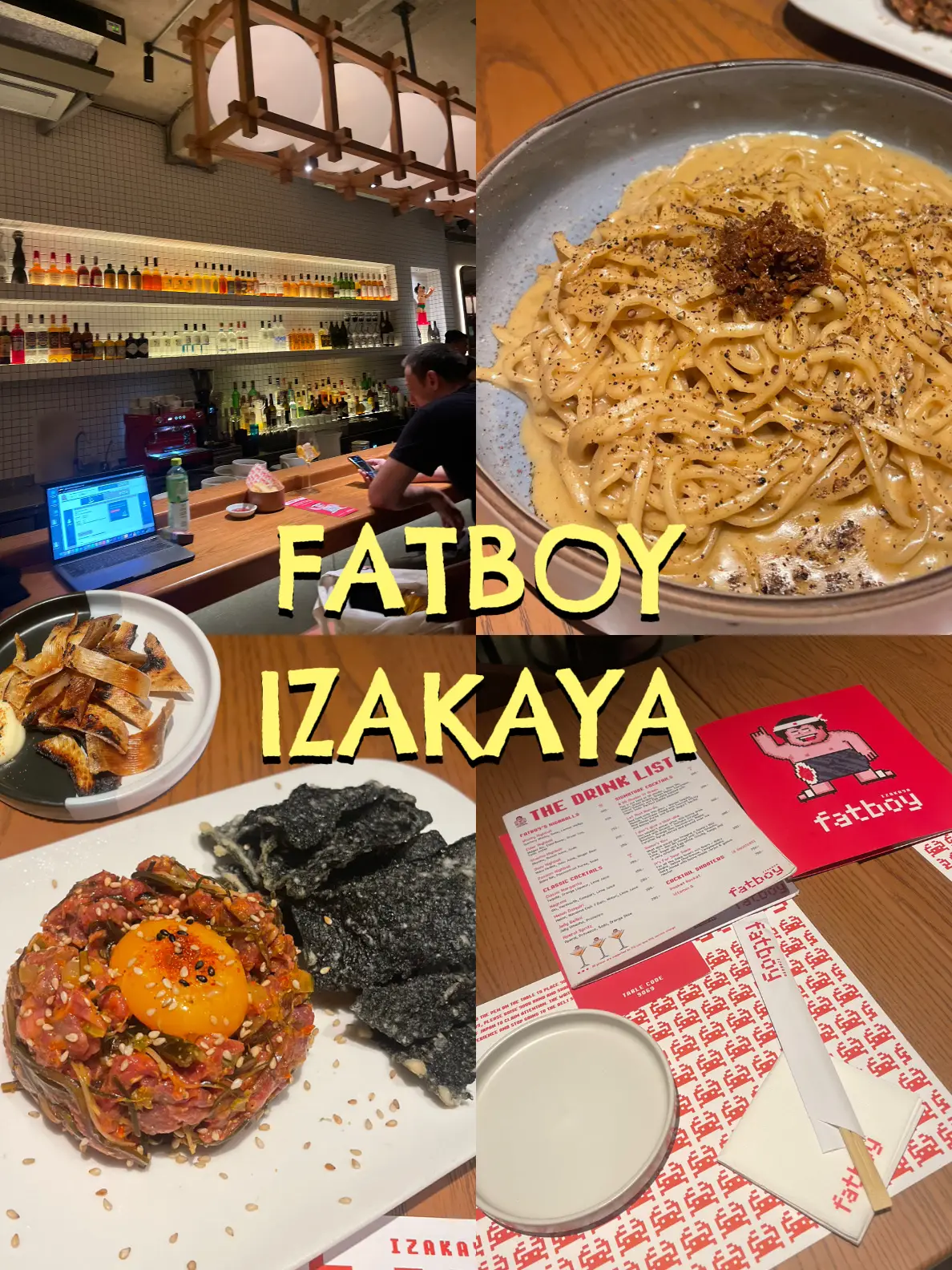 FATBOY IZAKAYA🤠🍣 ร้านอิซากายะสุดชิคน้องใหม่ย่านเอกมัย | แกลเลอรีที่โพสต์โดย np :•) | Lemon8