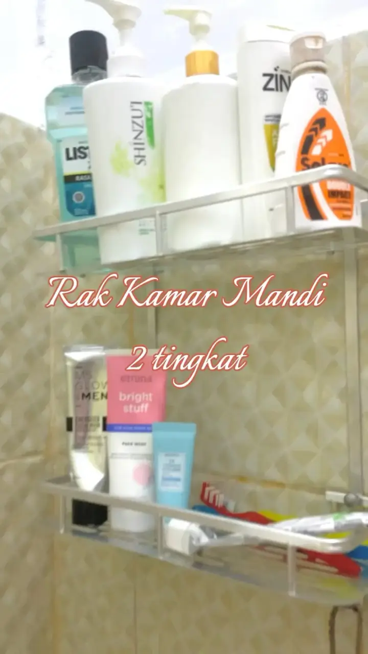 RAK DINDING KAMAR MANDI | วิดีโอที่เผยแพร่โดย Kar *:･ﾟ *:･ﾟ | Lemon8