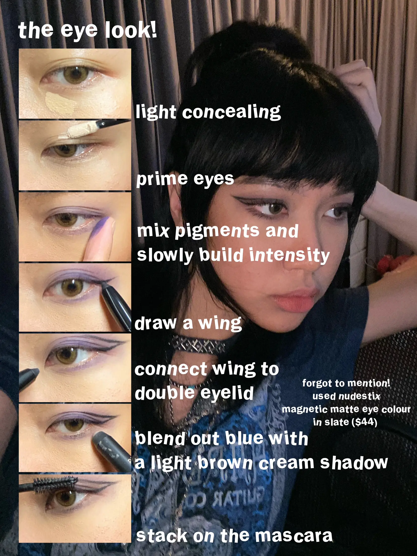 Trying Blue On My Eyelids + Matching Fit 🫣💙 | แกลเลอรีที่โพสต์โดย yana ...