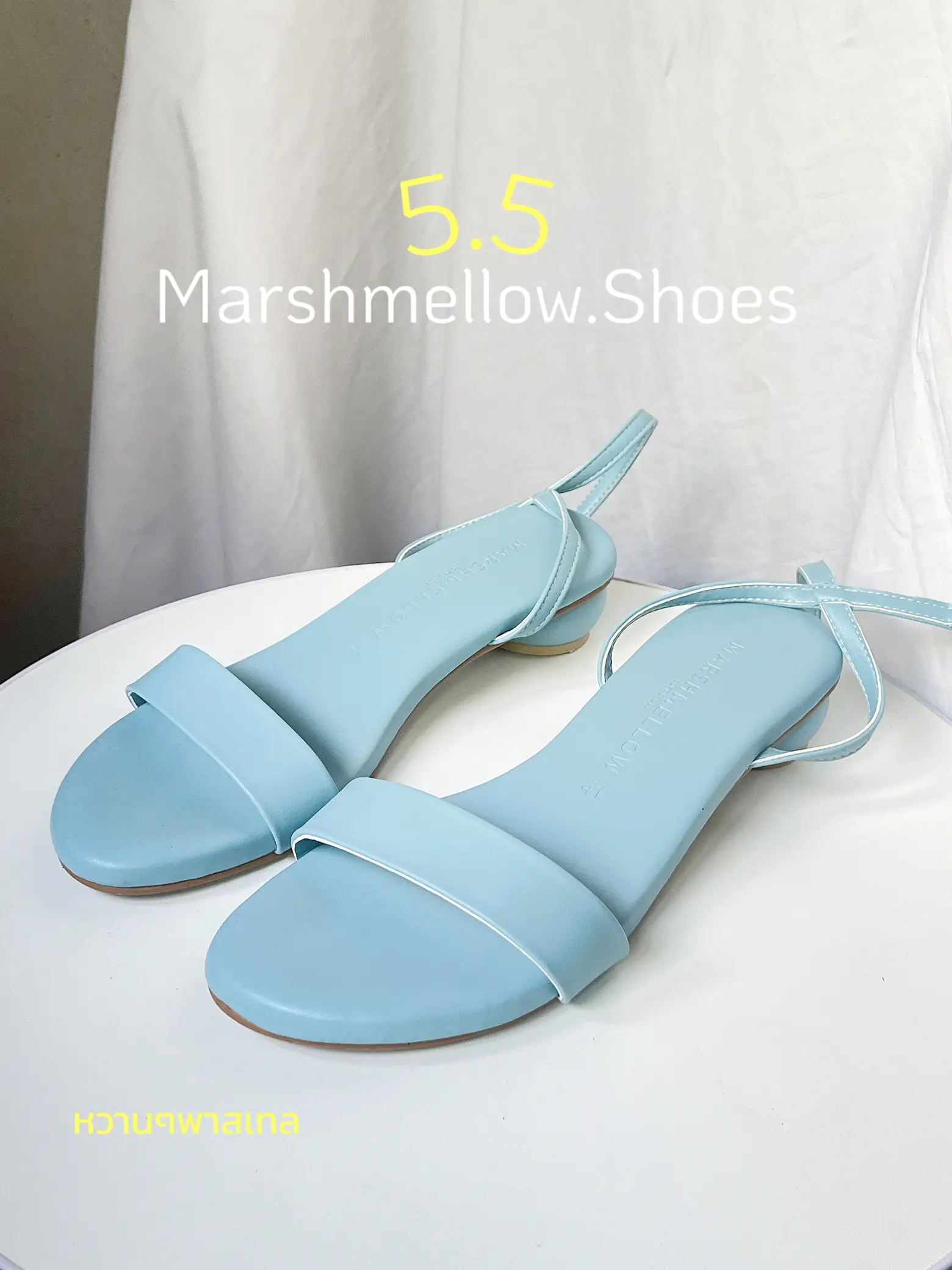 [ชี้เป้า 5.5] รองเท้าพาสเทลพาสใจใส่แล้วหวานกรุบ 🪄💗 | แกลเลอรีที่โพสต์โดย 孙俪シ | Lemon8