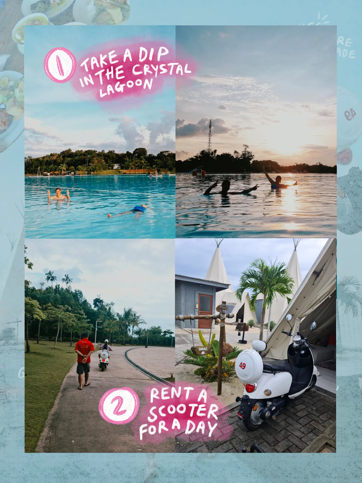 glamping, scooters & clubbing?🤭BINTAN ANMON REVIEW | แกลเลอรีที่โพสต์โดย wenz | Lemon8