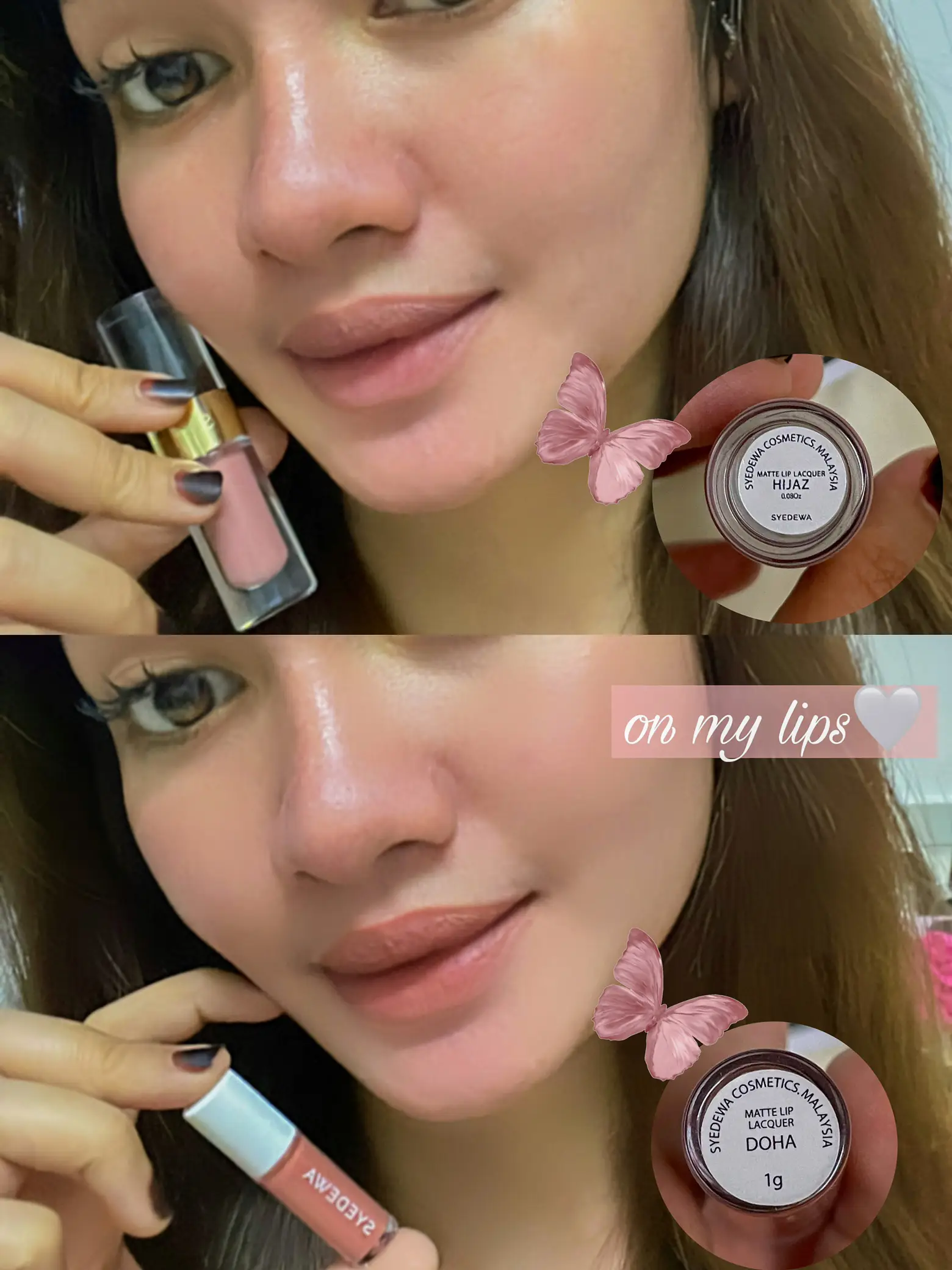 Local Brand Lipstick LoveLove🫶🏻 | แกลเลอรีที่โพสต์โดย AliaaSfqh | Lemon8