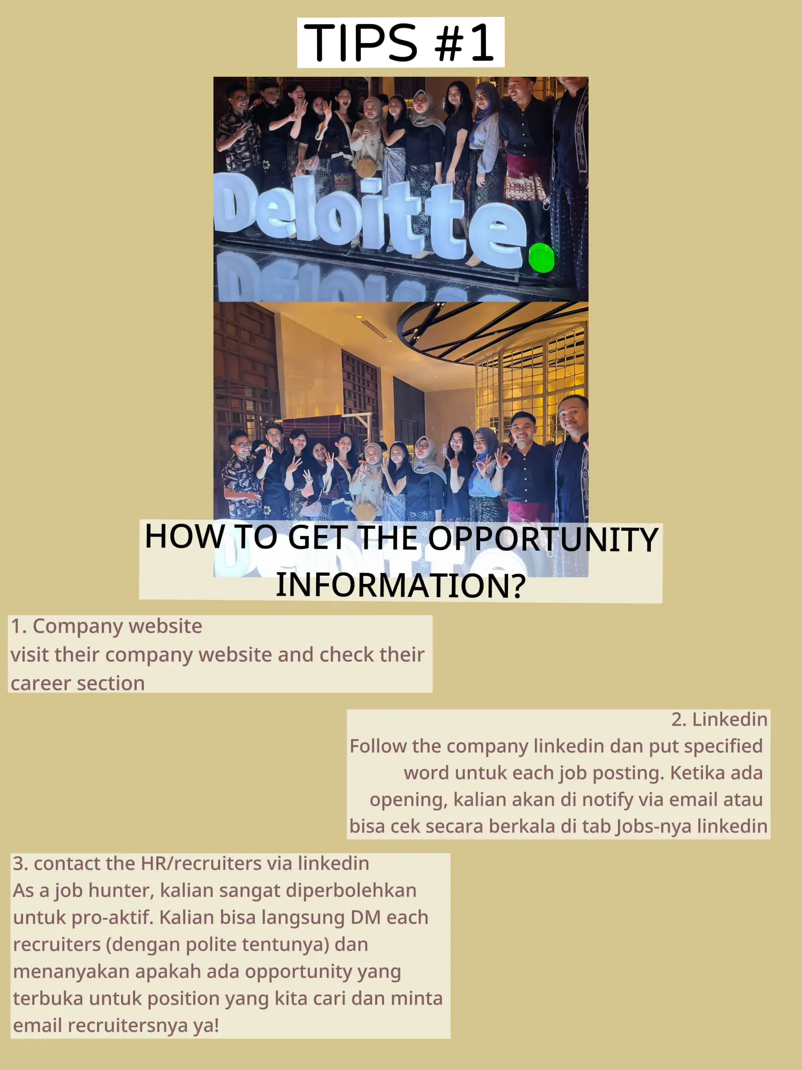 Tips & tricks cara jadi konsultan di Deloitte! | Galeri diposting oleh ...