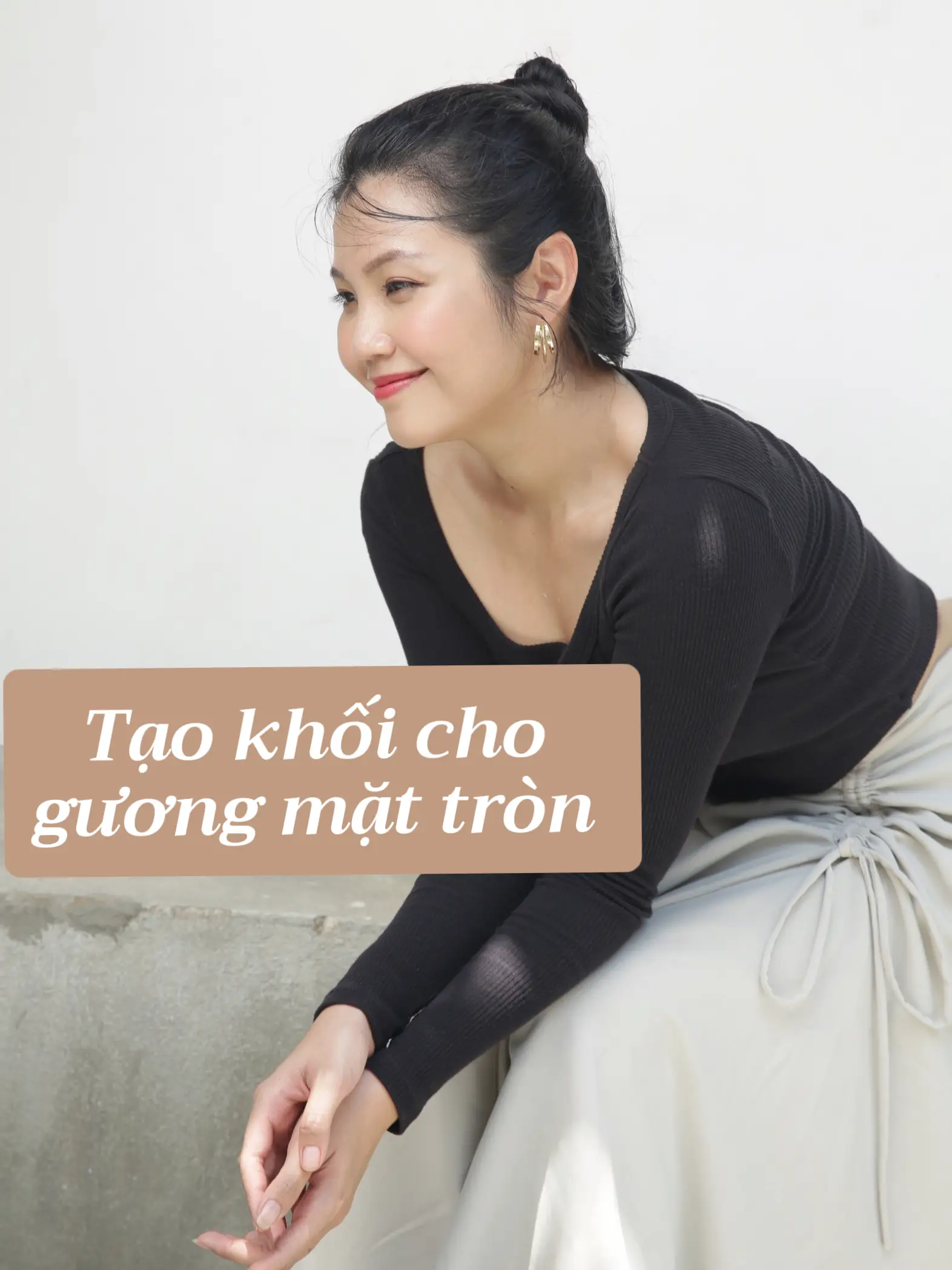 Tạo khối cho gương mặt tròn | Video do Ngo Qi makeup đăng | Lemon8