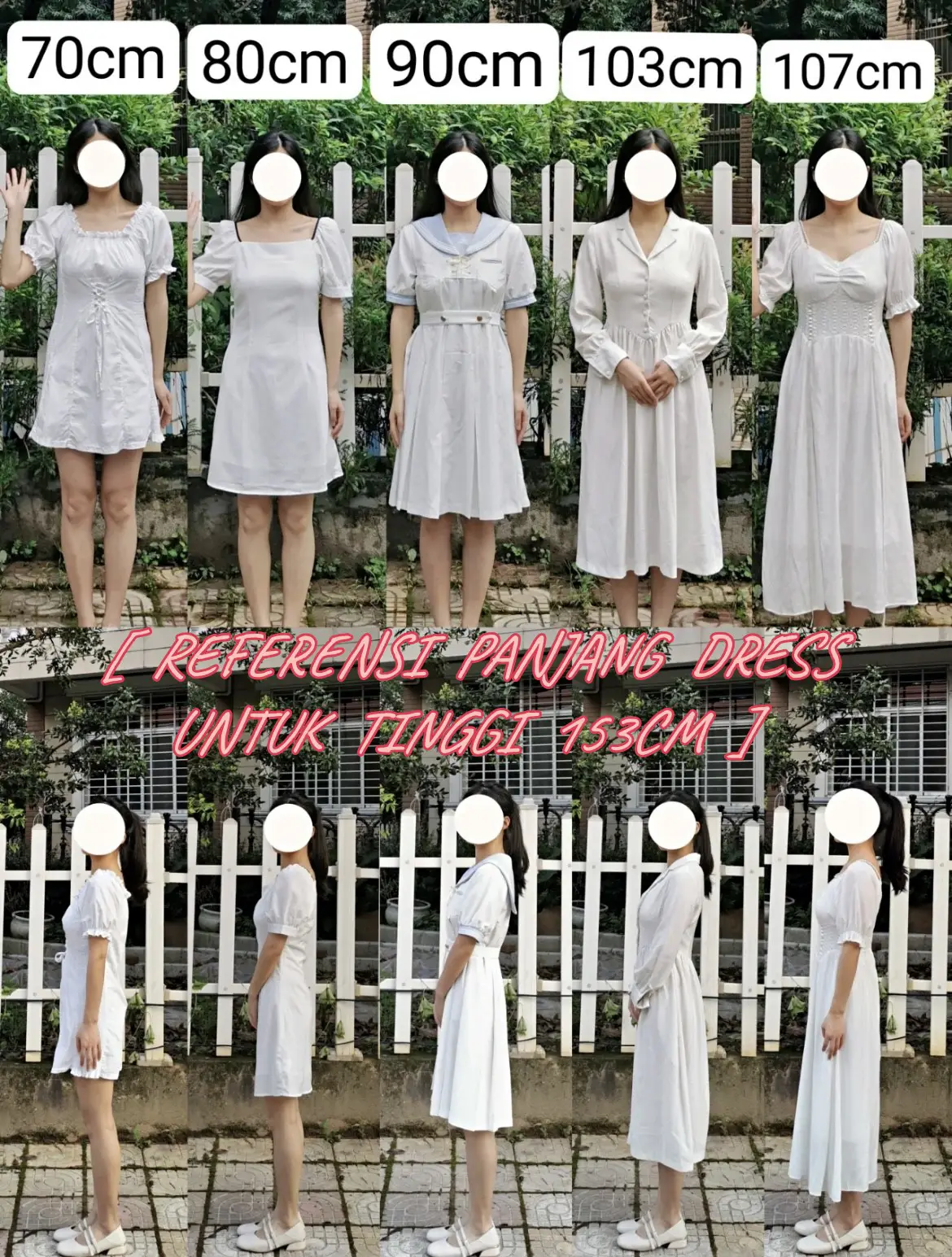 REFERENSI PANJANG DRESS UNTUK TINGGI 153CM ⚖️📏 | Galeri diposting oleh ...