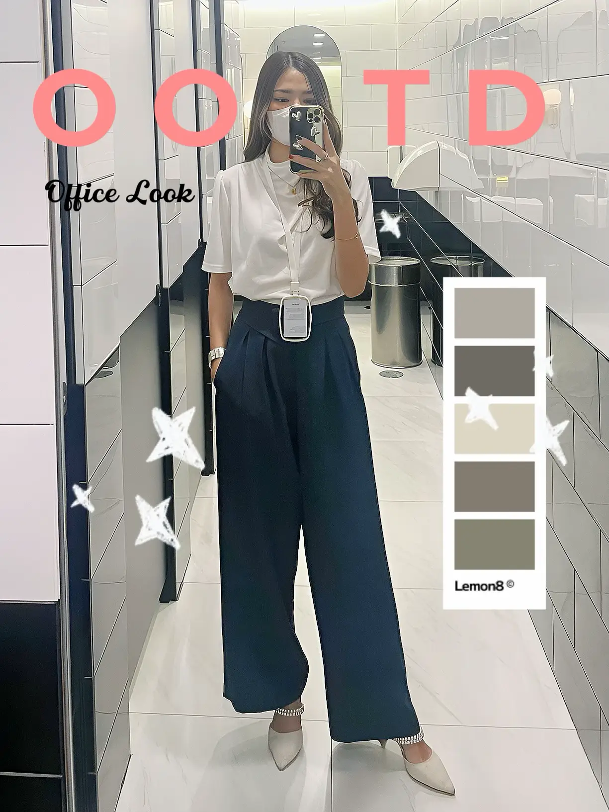 OOTD K-Style Office Look🫶🏻📎 | แกลเลอรีที่โพสต์โดย NJ🦄💜 | Lemon8