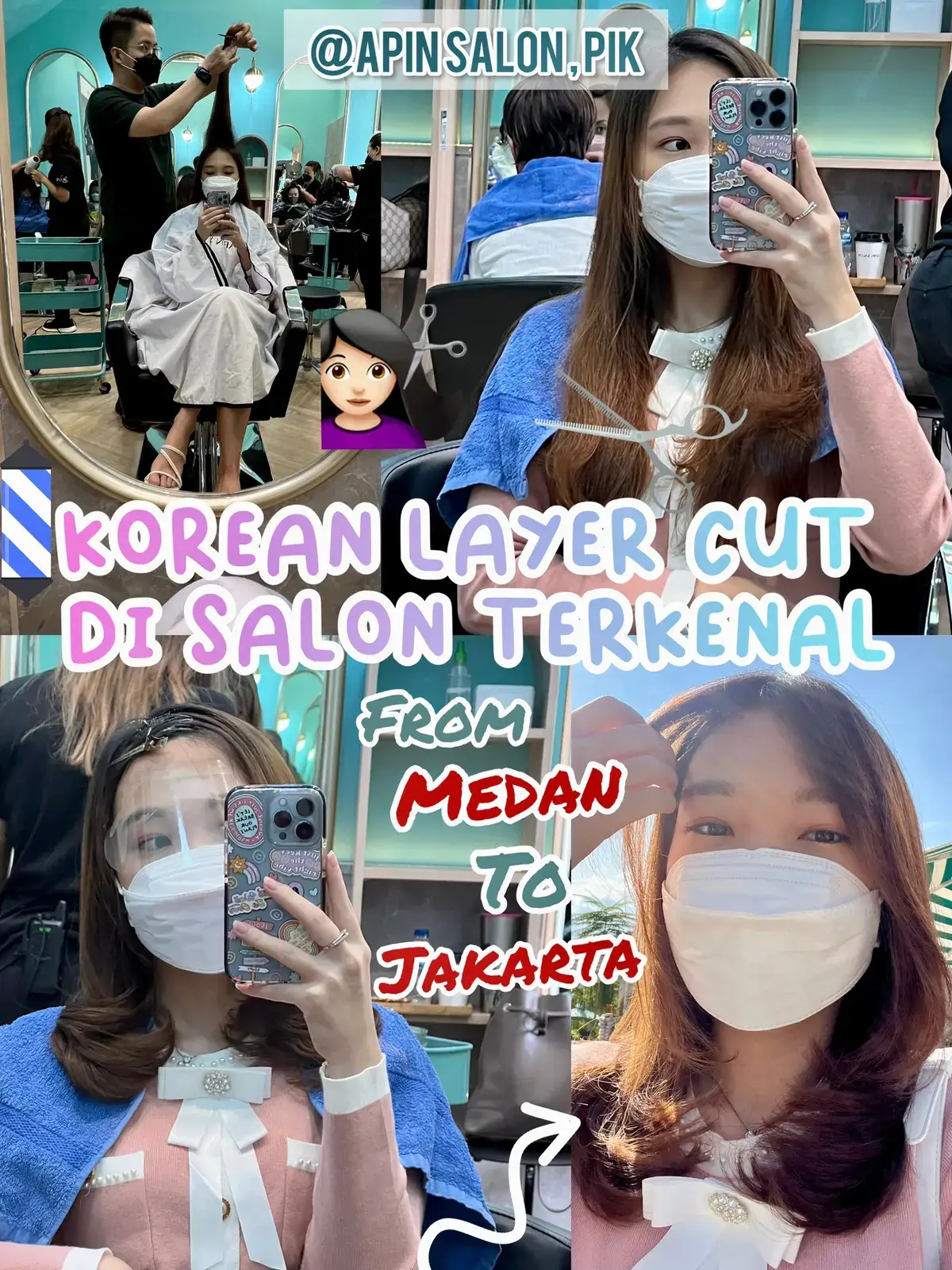 Korean Layer Cut di Salon Terkenal @PIK 🤩💇🏻‍♀️💫 | Galeri diposting oleh sarahdevh | Lemon8