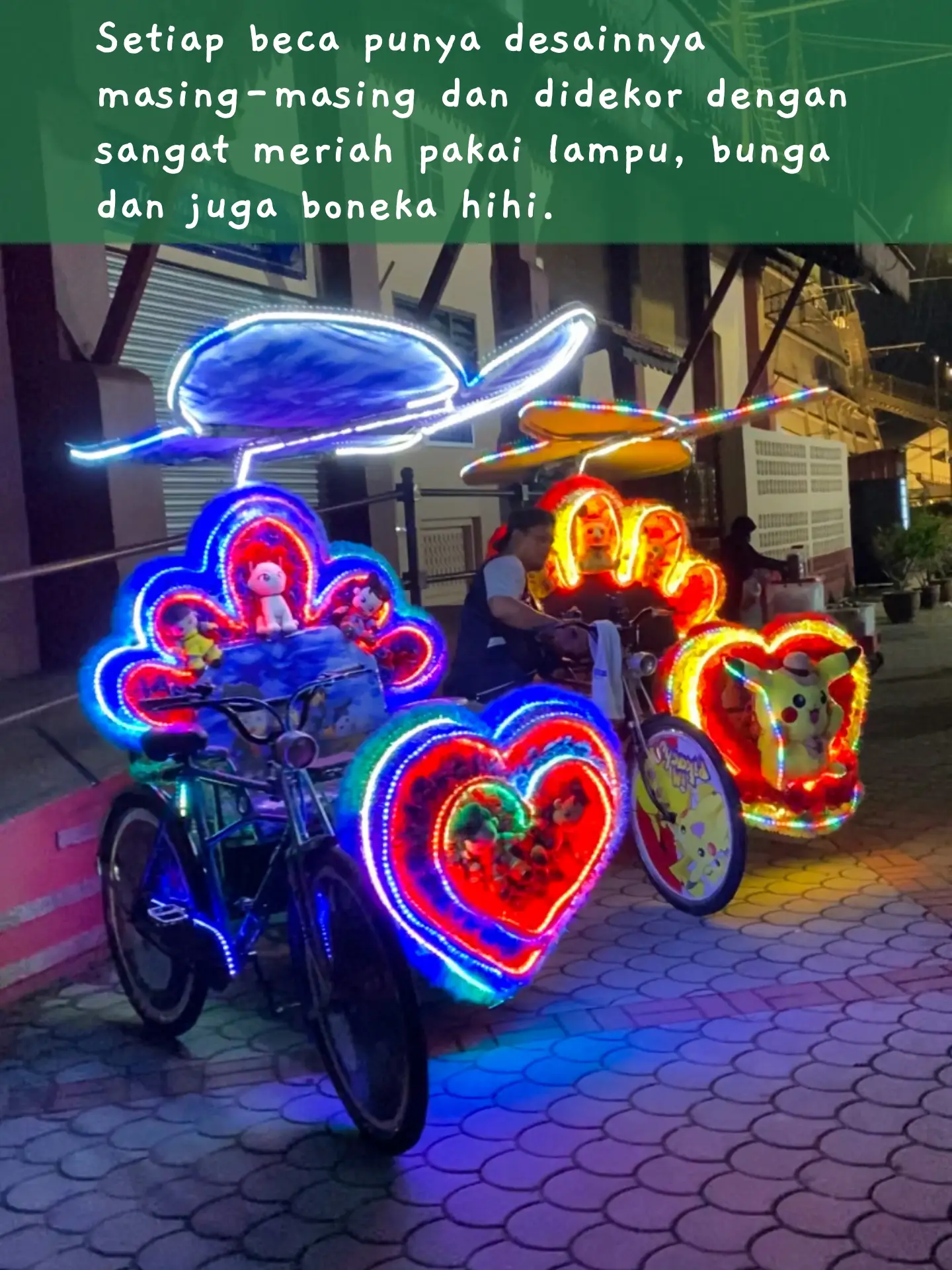 Naik beca warna-warni di Melaka 💕🥰🇲🇾 | Galeri diposting oleh Giannisa ...