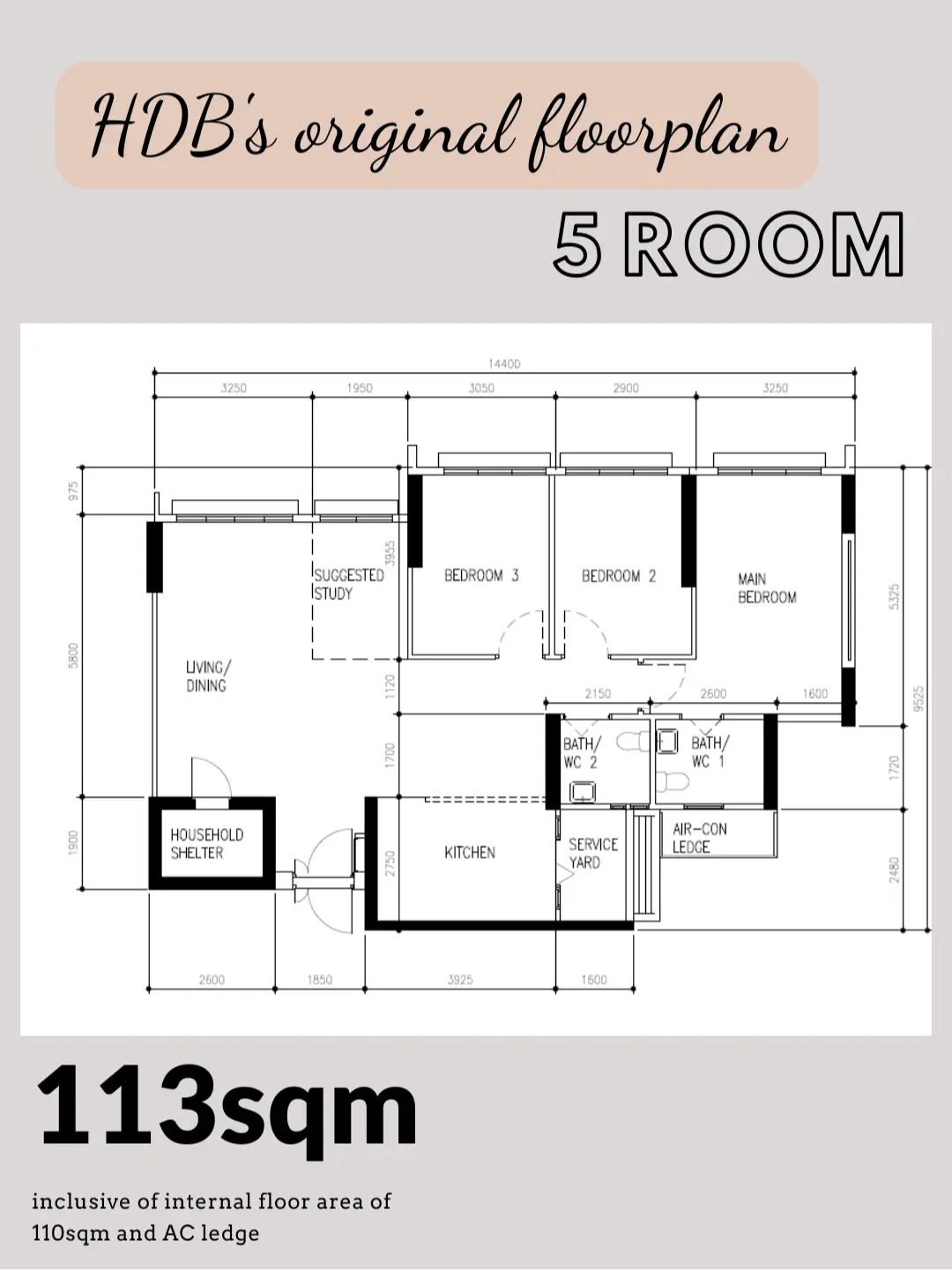 MY BTO 🏠 floor plans (ORIGINAL vs MARK UP) ️🤔 | แกลเลอรีที่โพสต์โดย ...