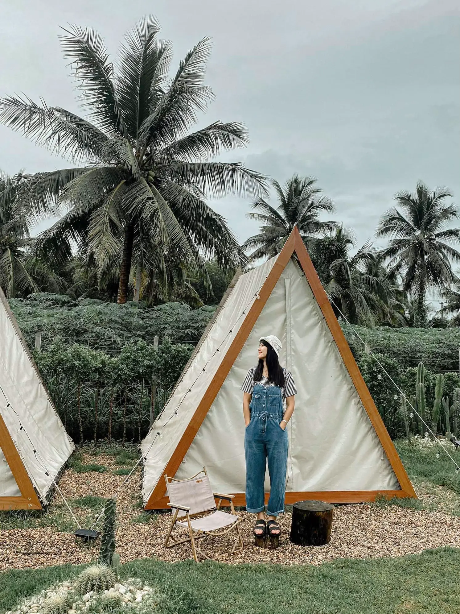 นอนเต็นท์กระโจม ที่ Take Time แคมป์ปิ้งชลบุรี | แกลเลอรีที่โพสต์โดย Koi Chatwarin | Lemon8