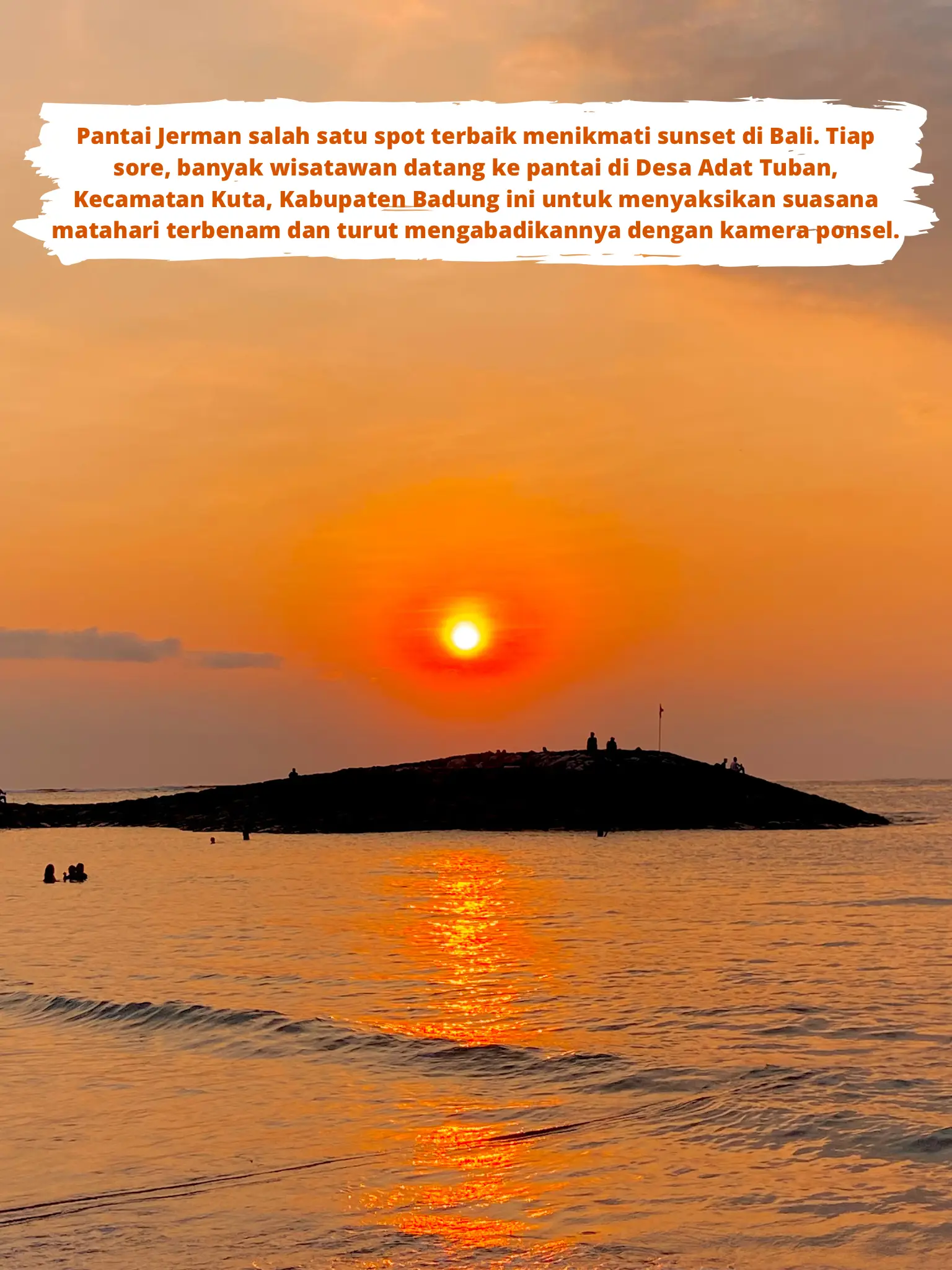 Pantai Jerman Spot Sunset Terbaik di Kuta Bali 🌅 | Galeri diposting ...