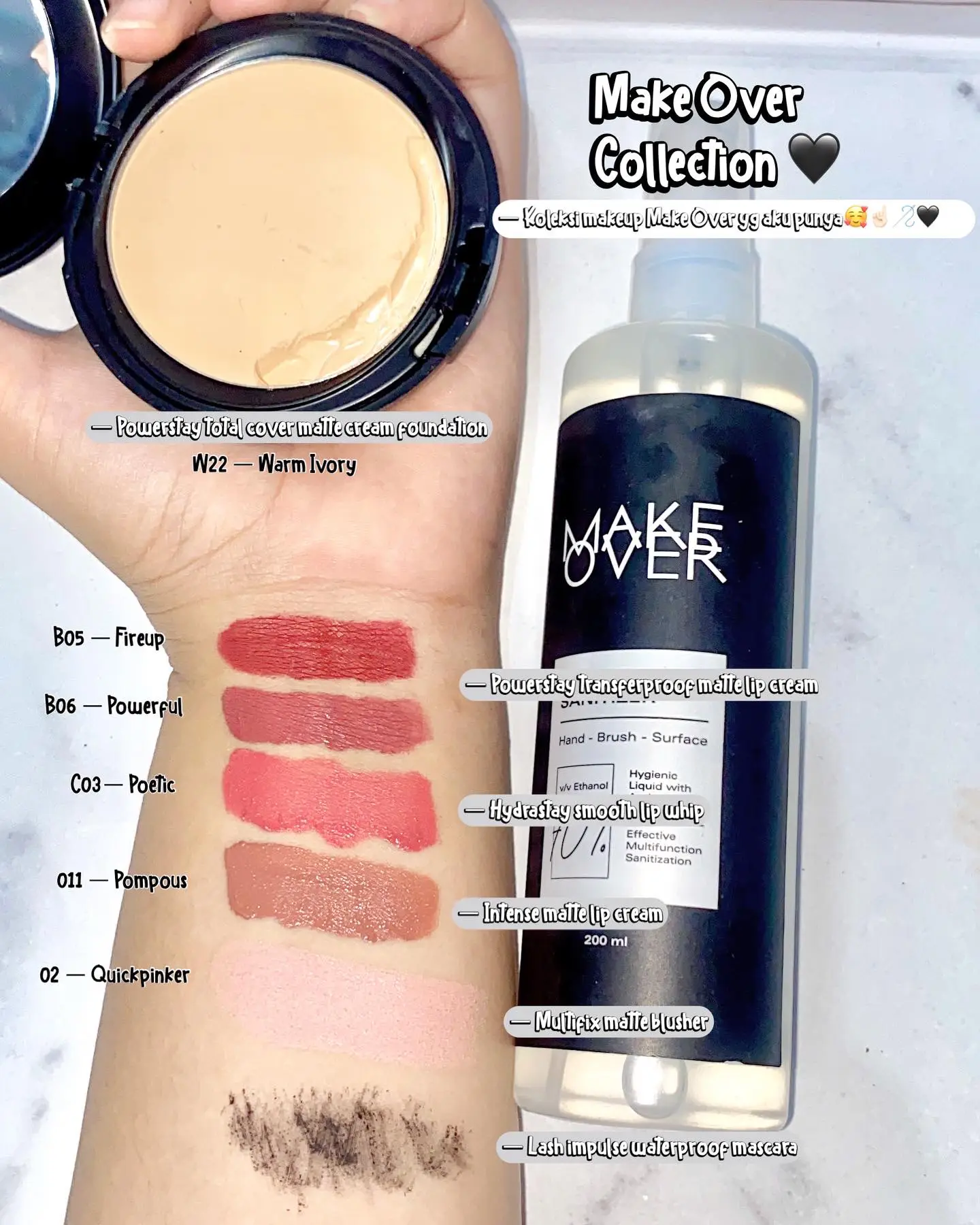 Make Over Collection 🖤🤍 | Galeri diposting oleh zirlihayatunisa | Lemon8