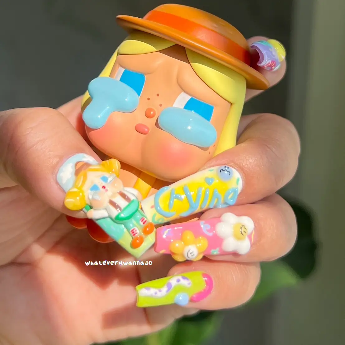 Crybaby nails👼 | แกลเลอรีที่โพสต์โดย Whatever_u | Lemon8