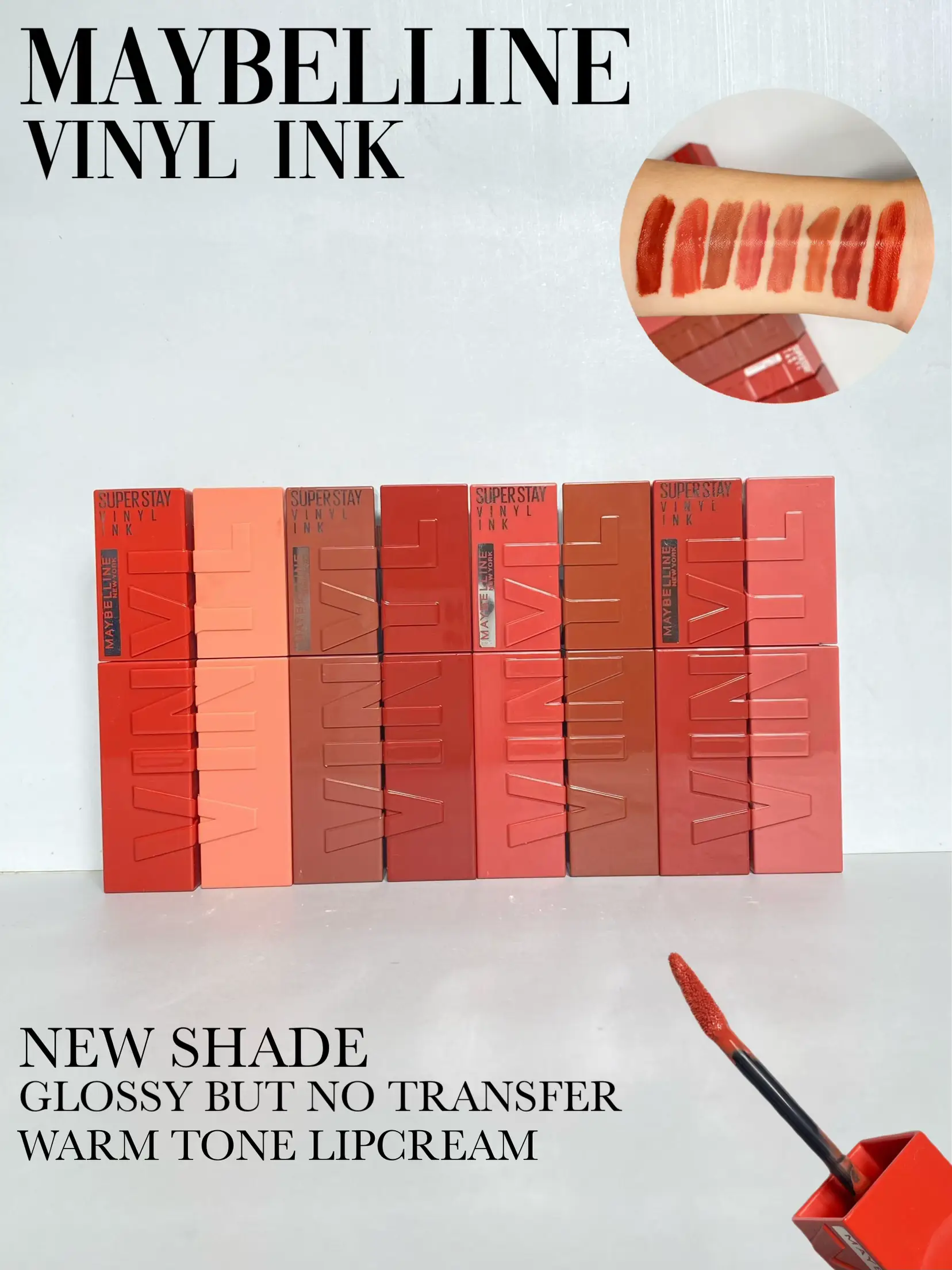 MAYBELLINE VINYL INK NEW 8 SHADE UPDATE ‼️ | Gallery posted by Annisa ...