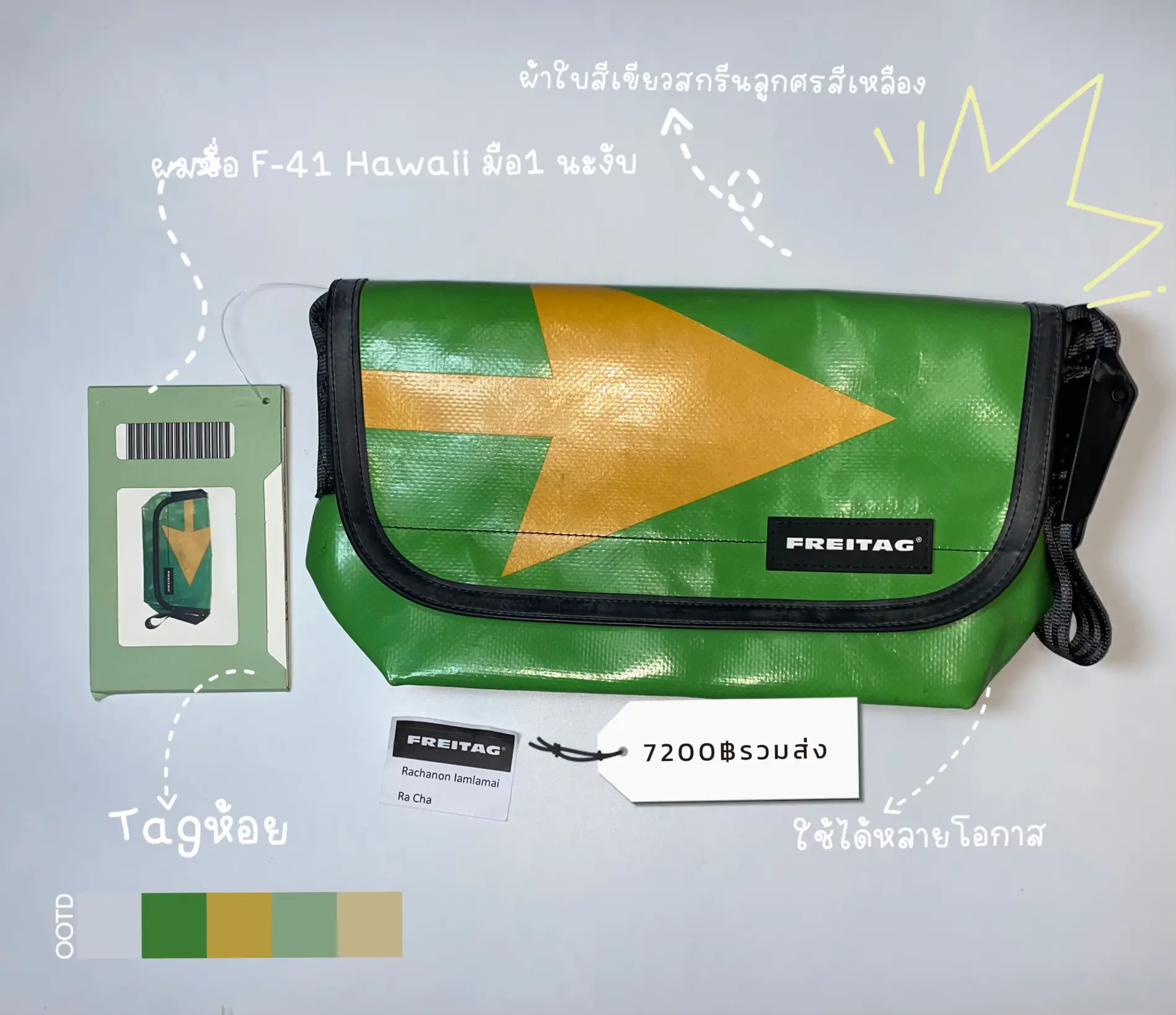 スイスからのすべてのブランドを禁止するFreitag Bag Canvasを持ち歩く | Nuengruethaiが投稿したフォトブック ...
